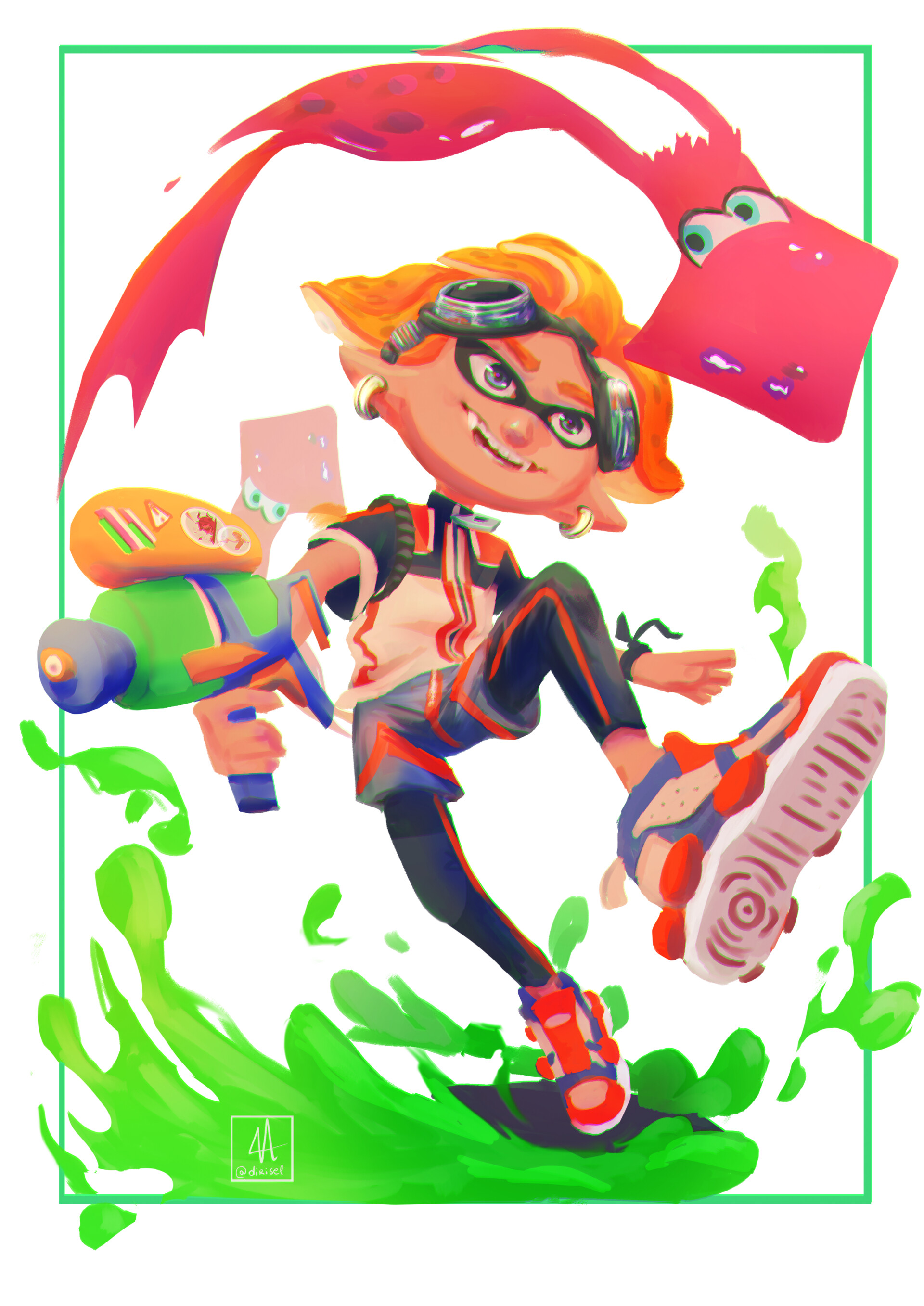 ArtStation - Inkling Splatoon 2