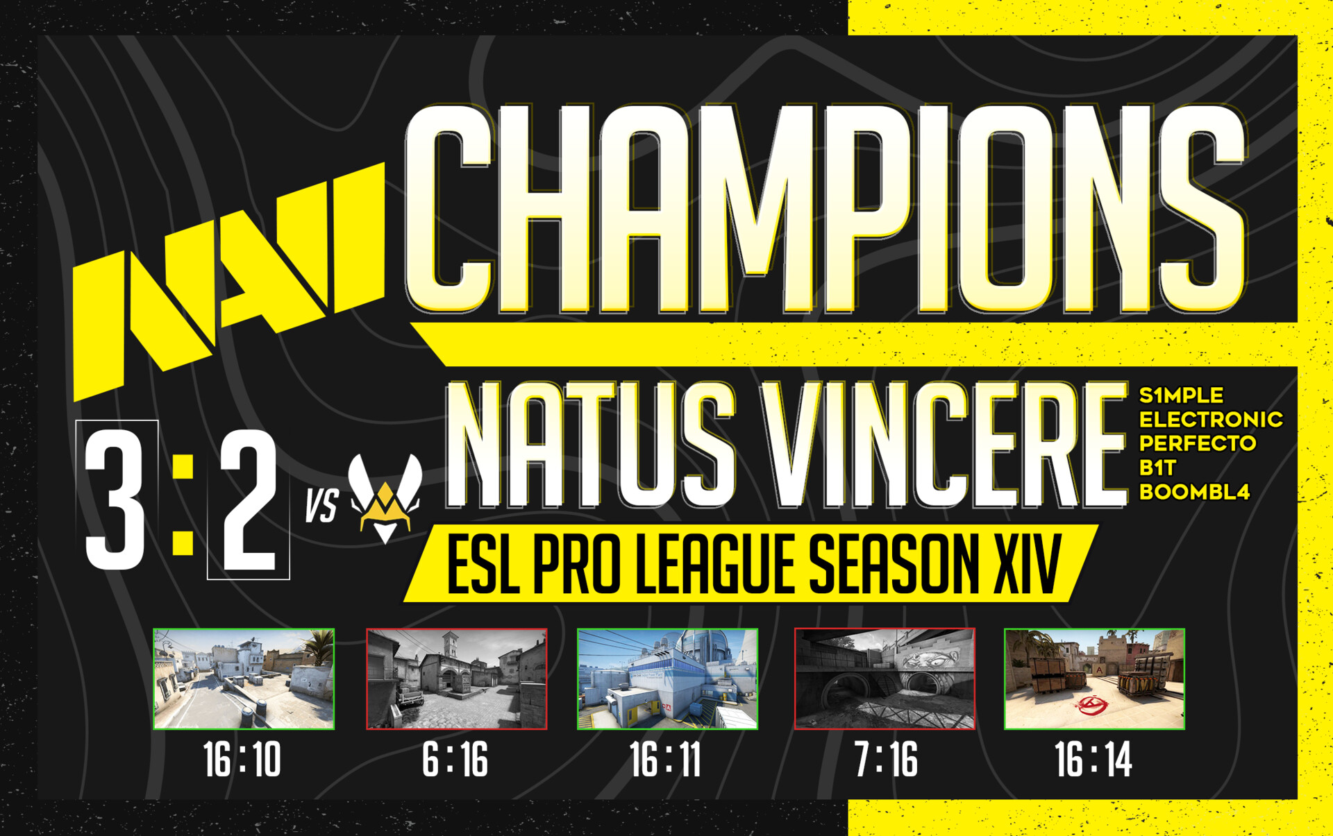 ArtStation - Navi ESL Pro League XIV Champions