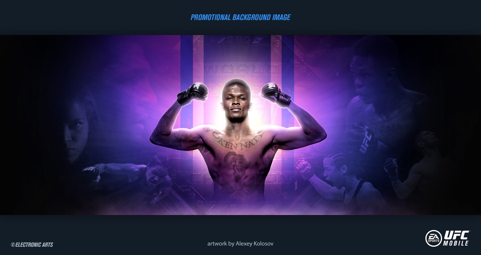 Alexey Kolosov - UFC Mobile 2 | UI Art : Promotional Image ...