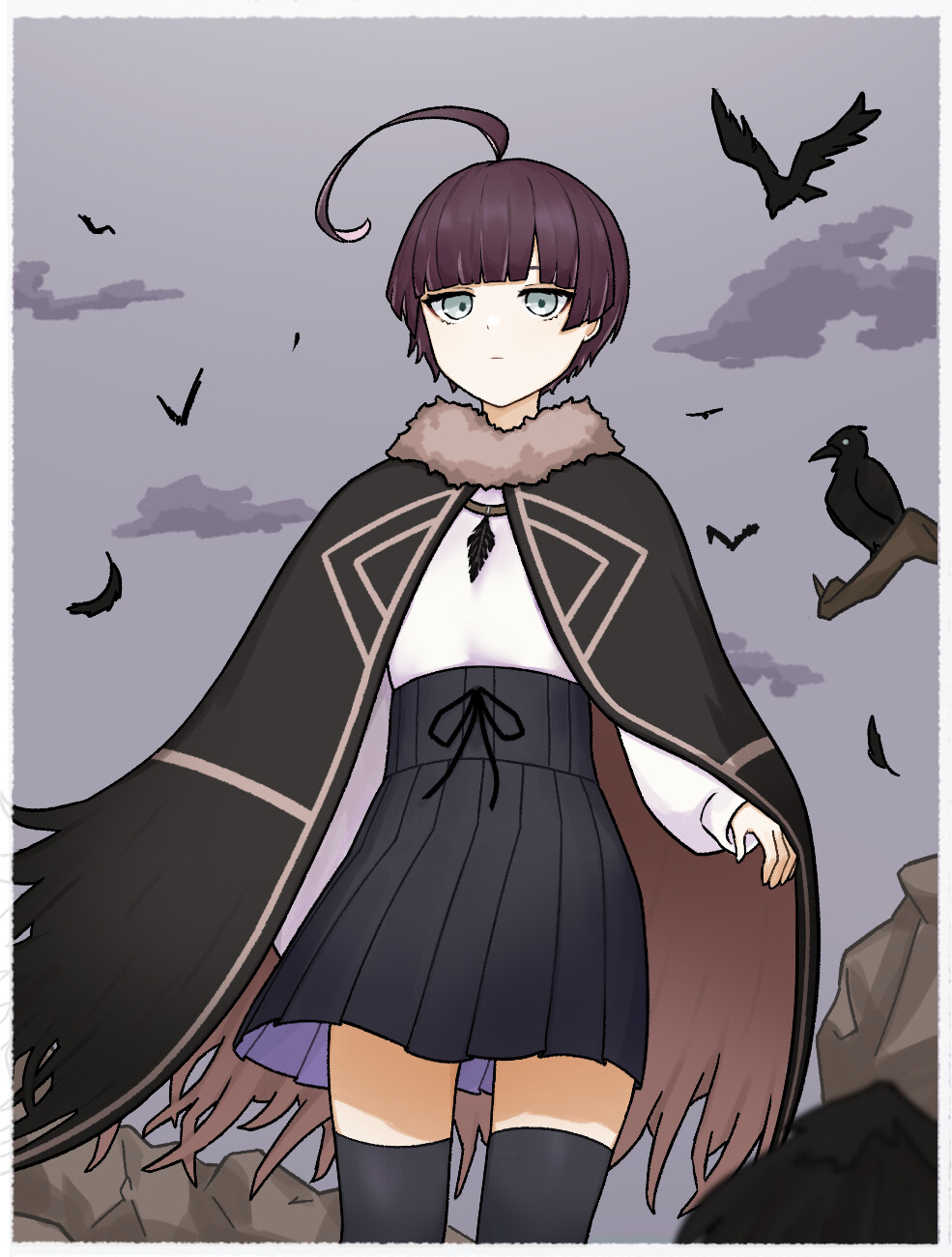 ArtStation - raven girl