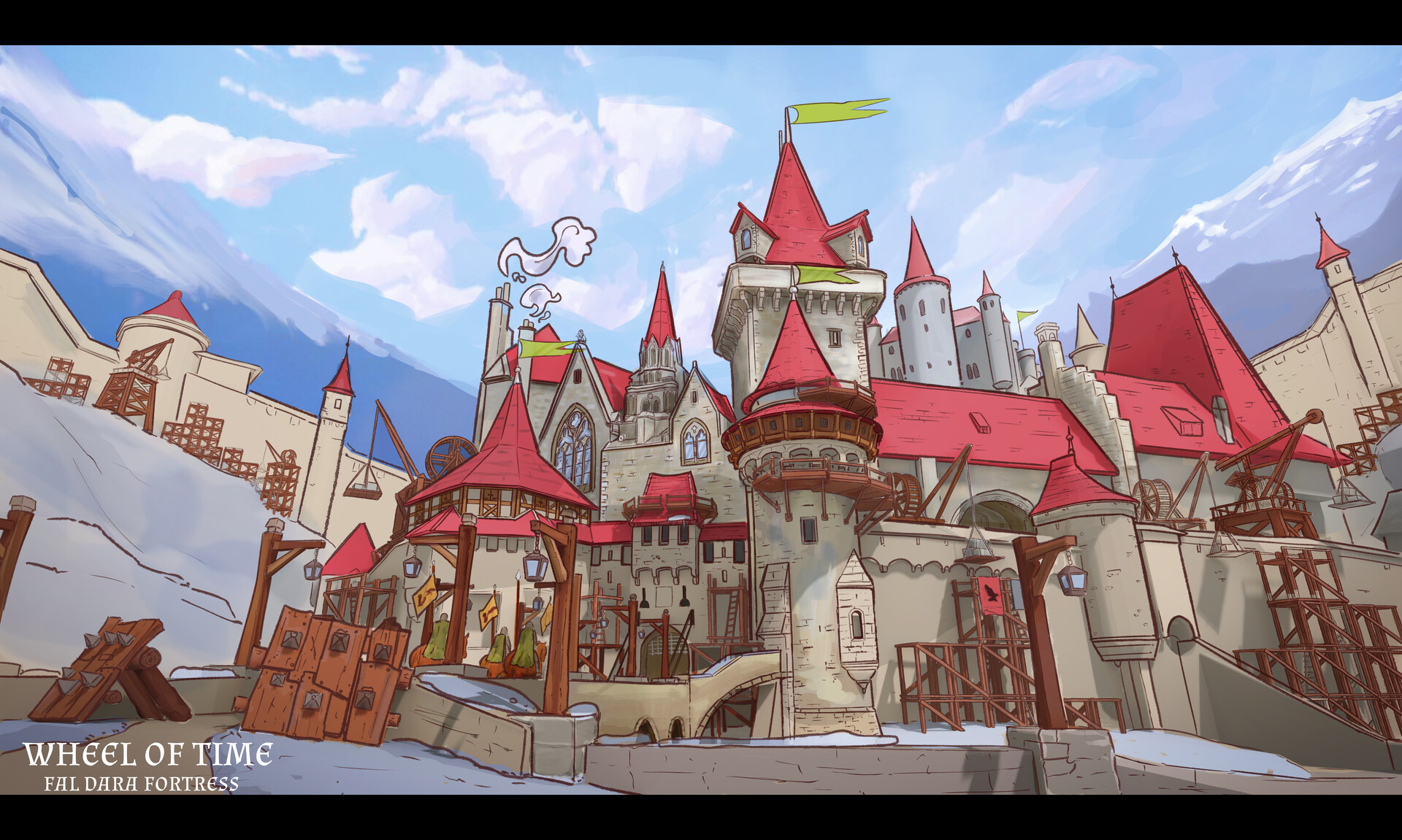 ArtStation - Fal Dara Fortress - Exterior