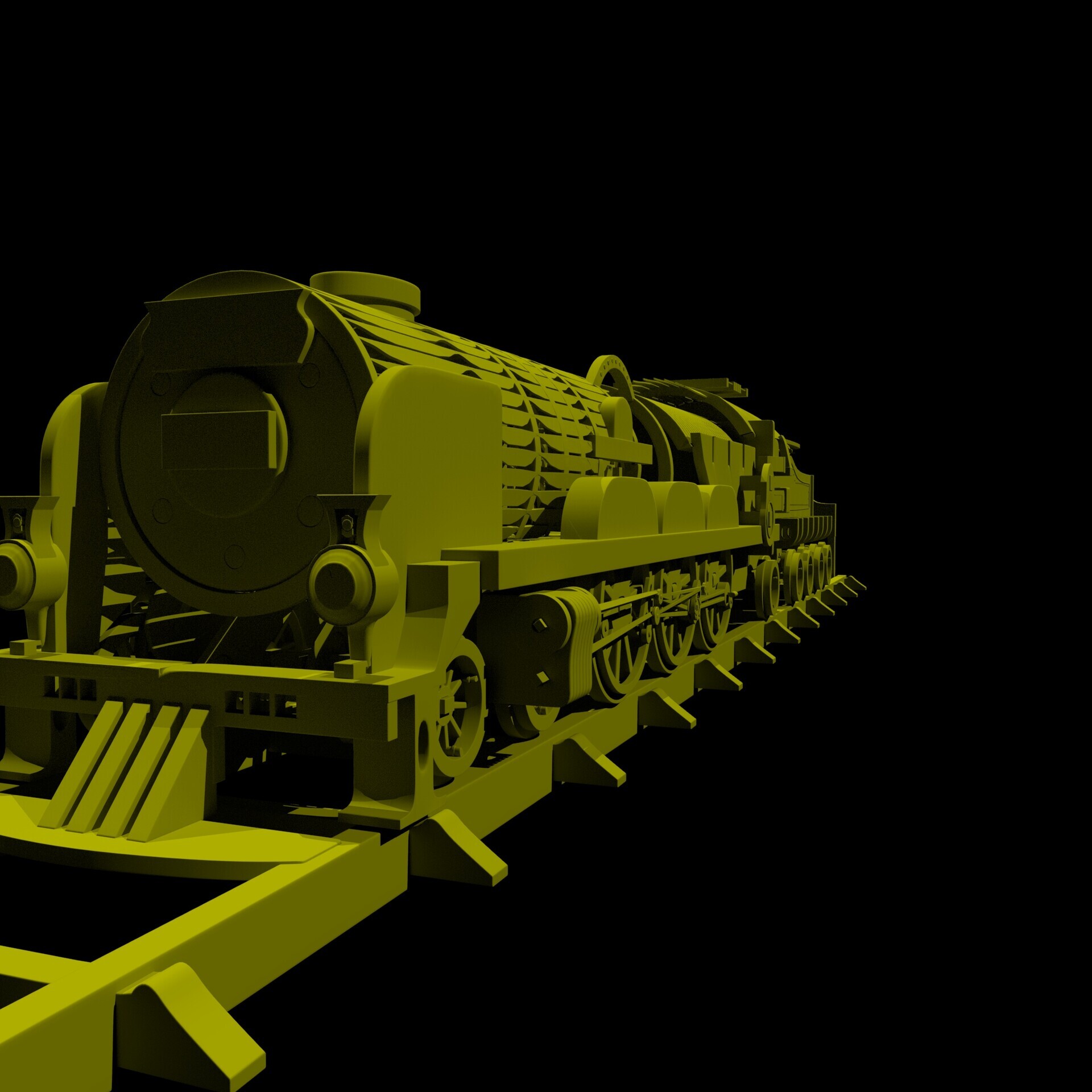 ArtStation - WOODEN TRAIN