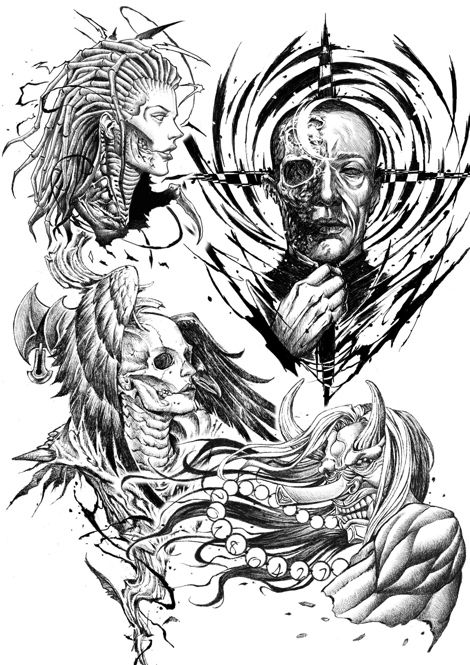 ArtStation - tattoo manuscript