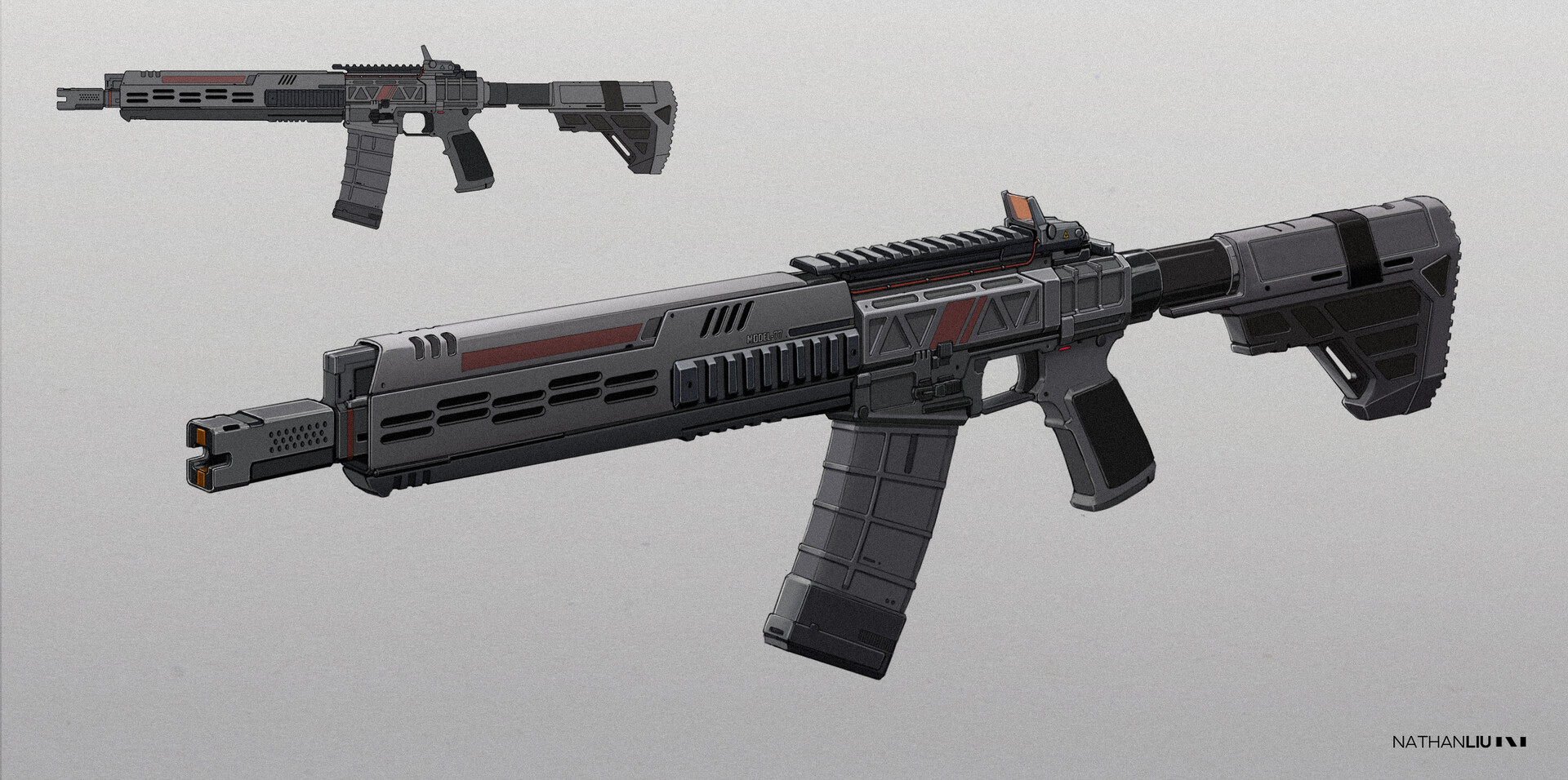 ArtStation - rifle concept 1