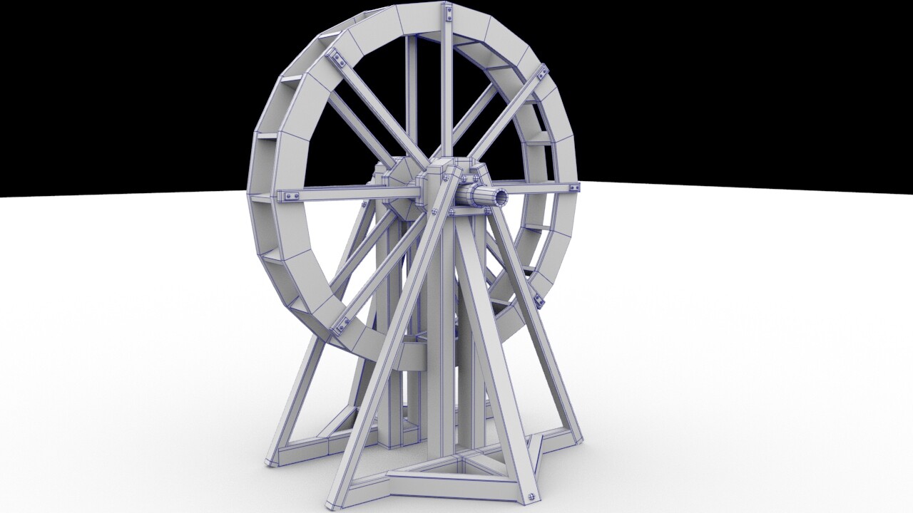 ArtStation - Water Wheel