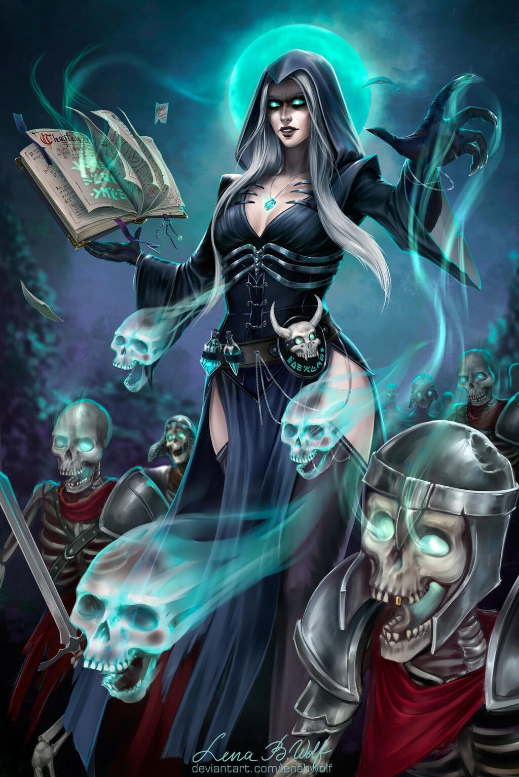 drawing necromancer