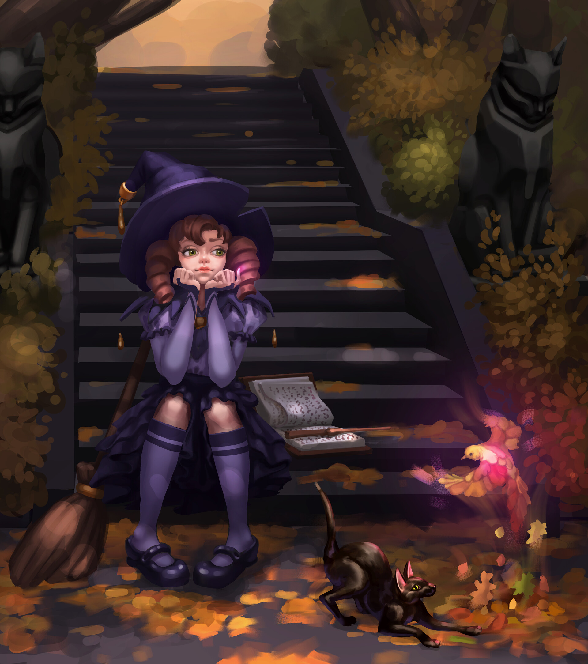 ArtStation - Autumn magic