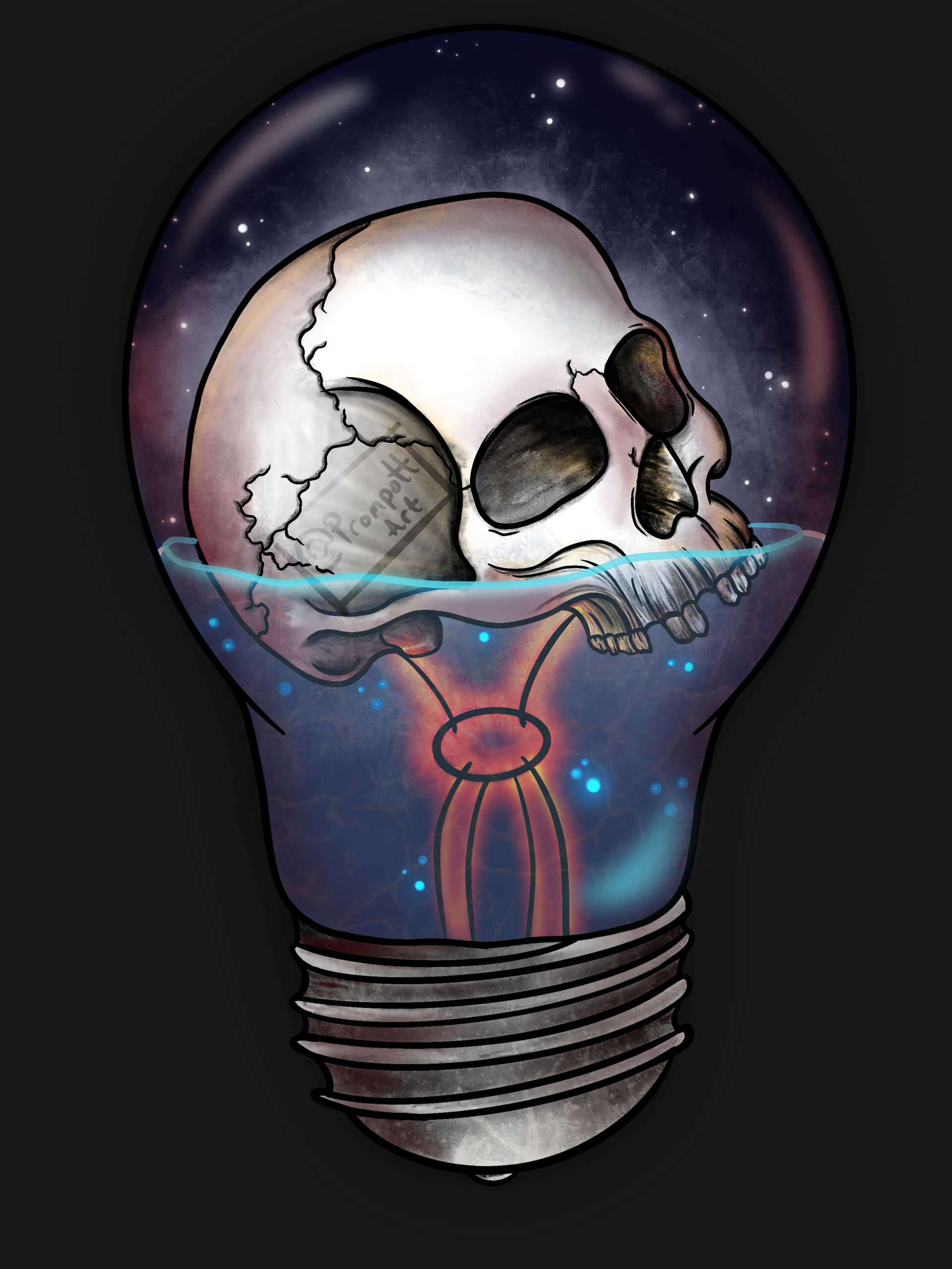 Prompott Art - Drowning Ideas