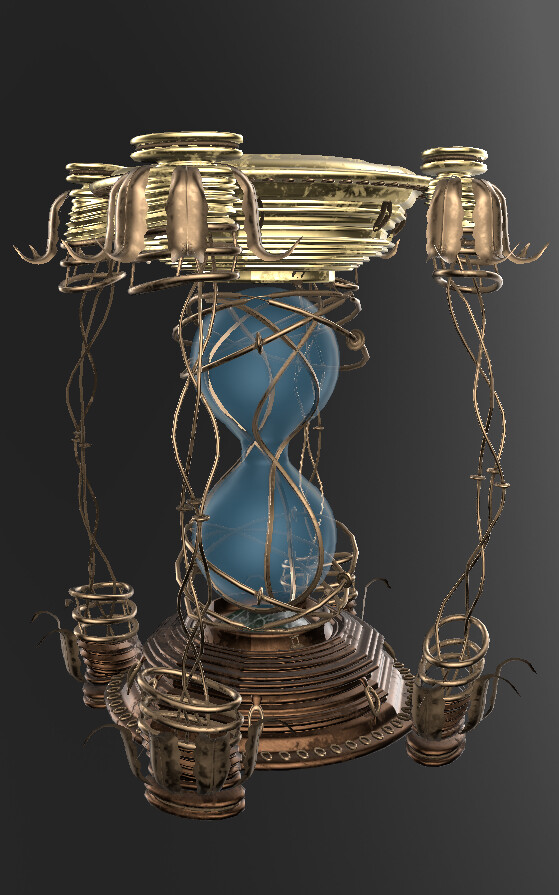 Artstation Hour Glass Inspired From The Cyberpunk