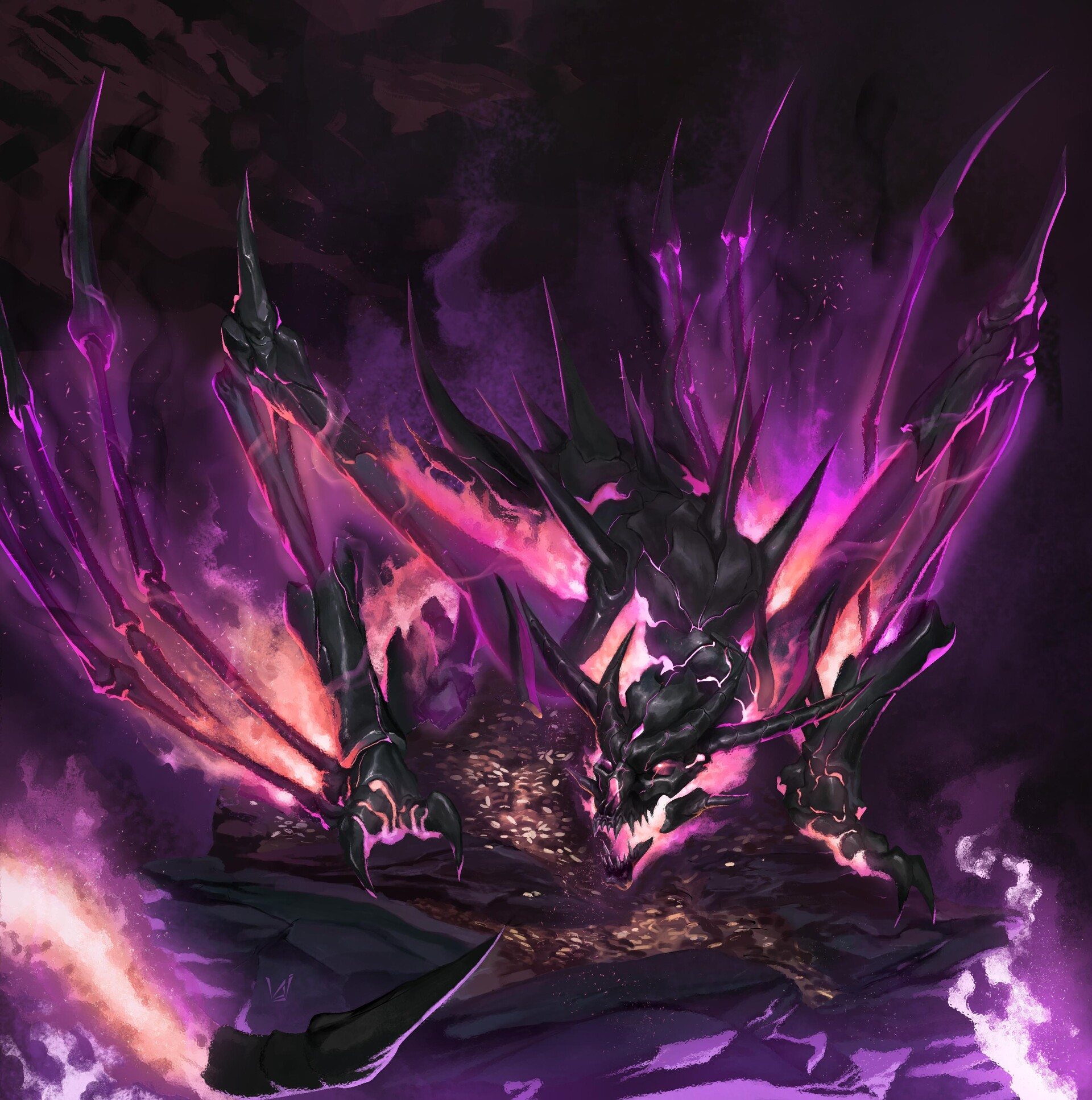 Hellwasp Nest by Titus Lunter : ImaginaryHellscapes