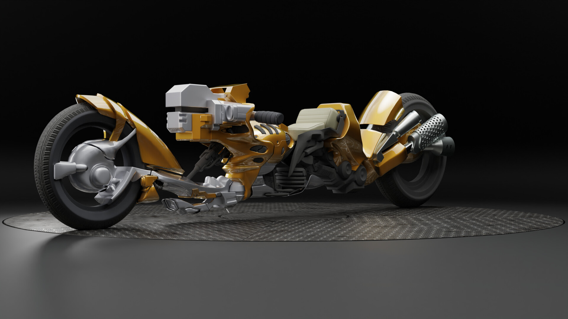 ArtStation - Scifi bike