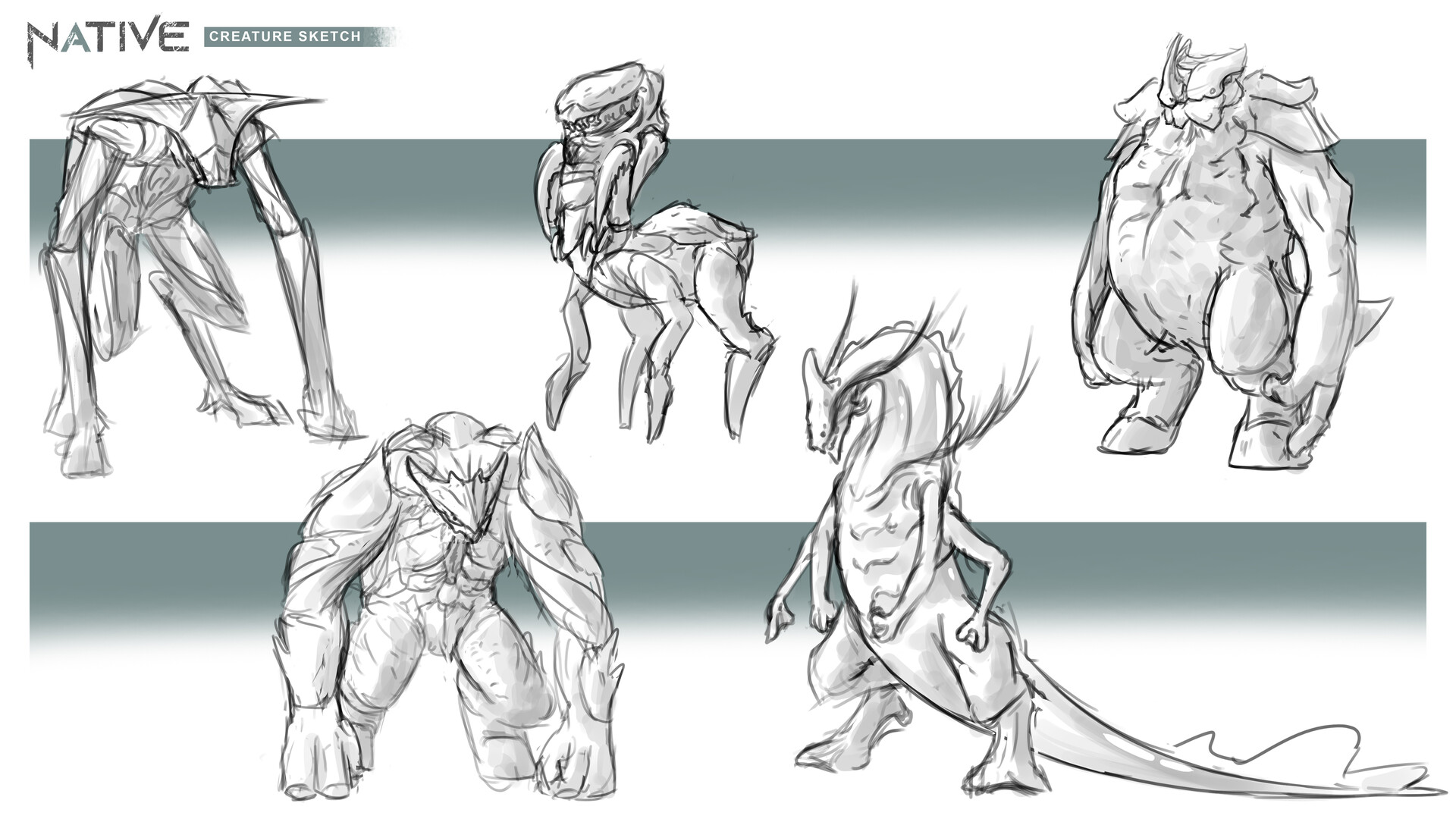 Sci Fi Creatures Drawing