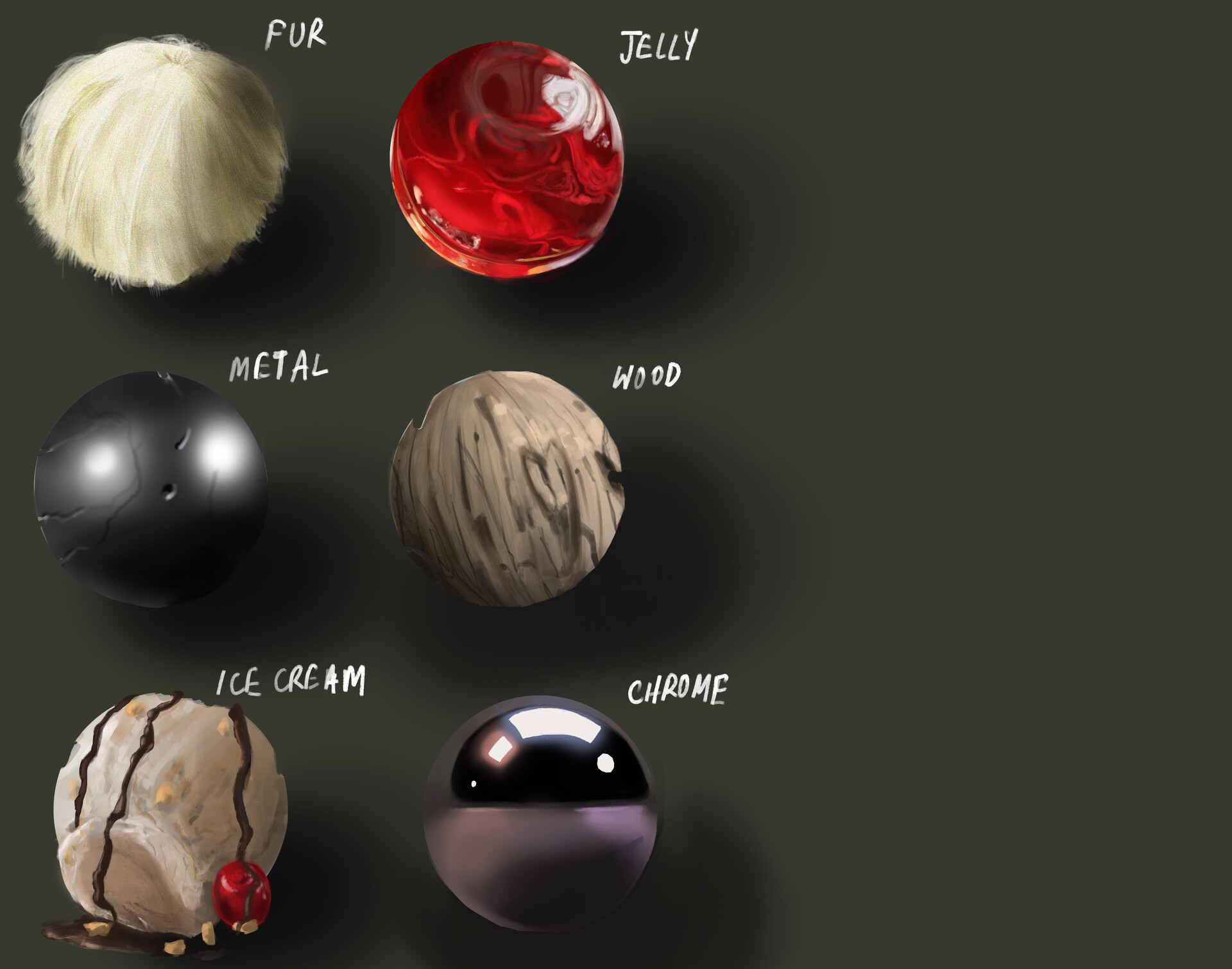 ArtStation - Material Study