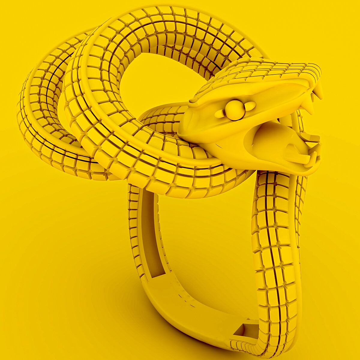 ArtStation - Snake Ring