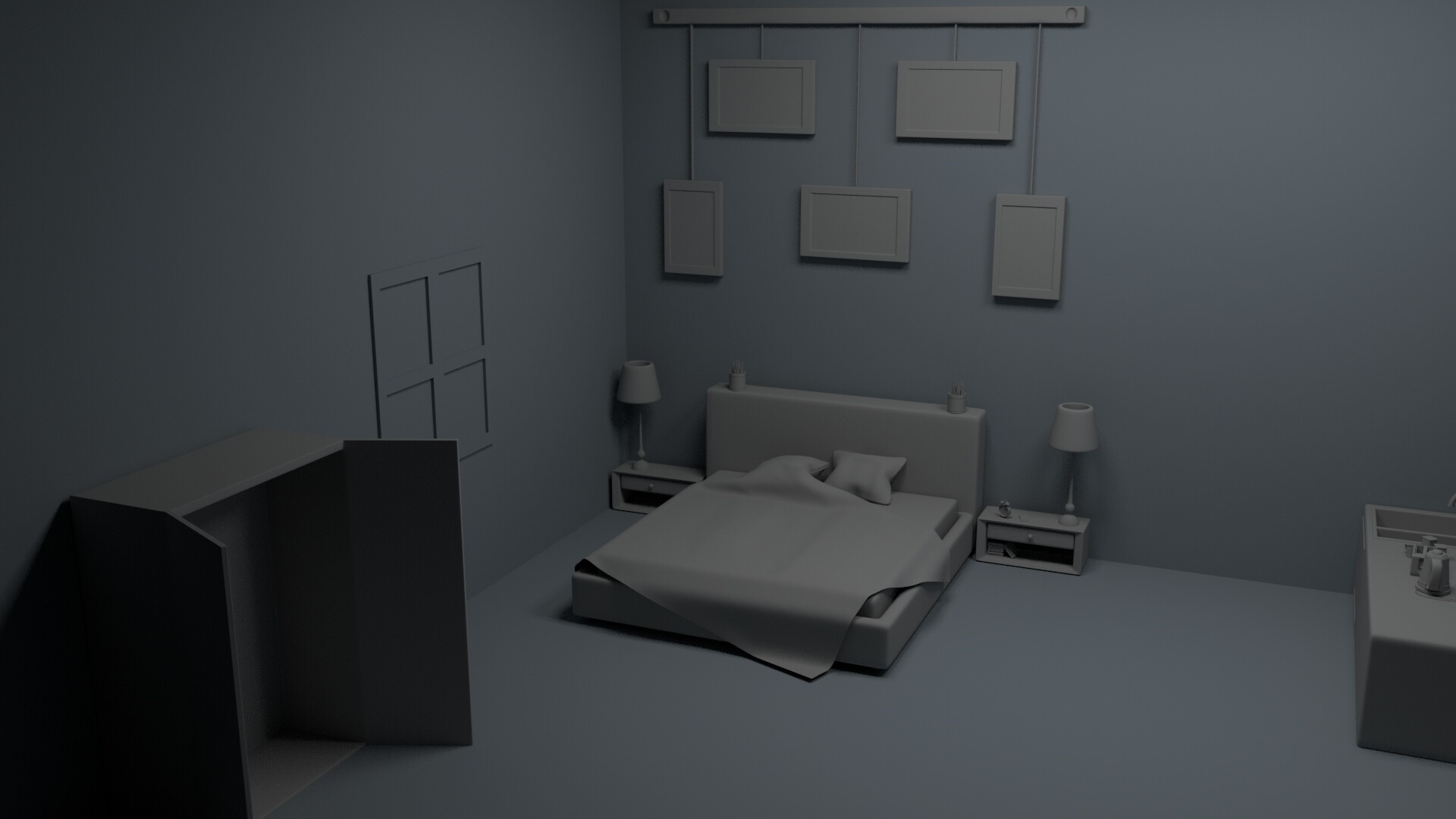 ArtStation - Bedroom Environment