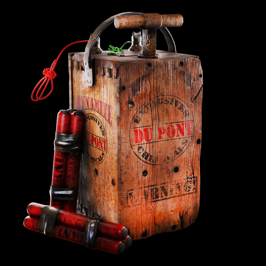 ArtStation - DU PONT dynamite blaster