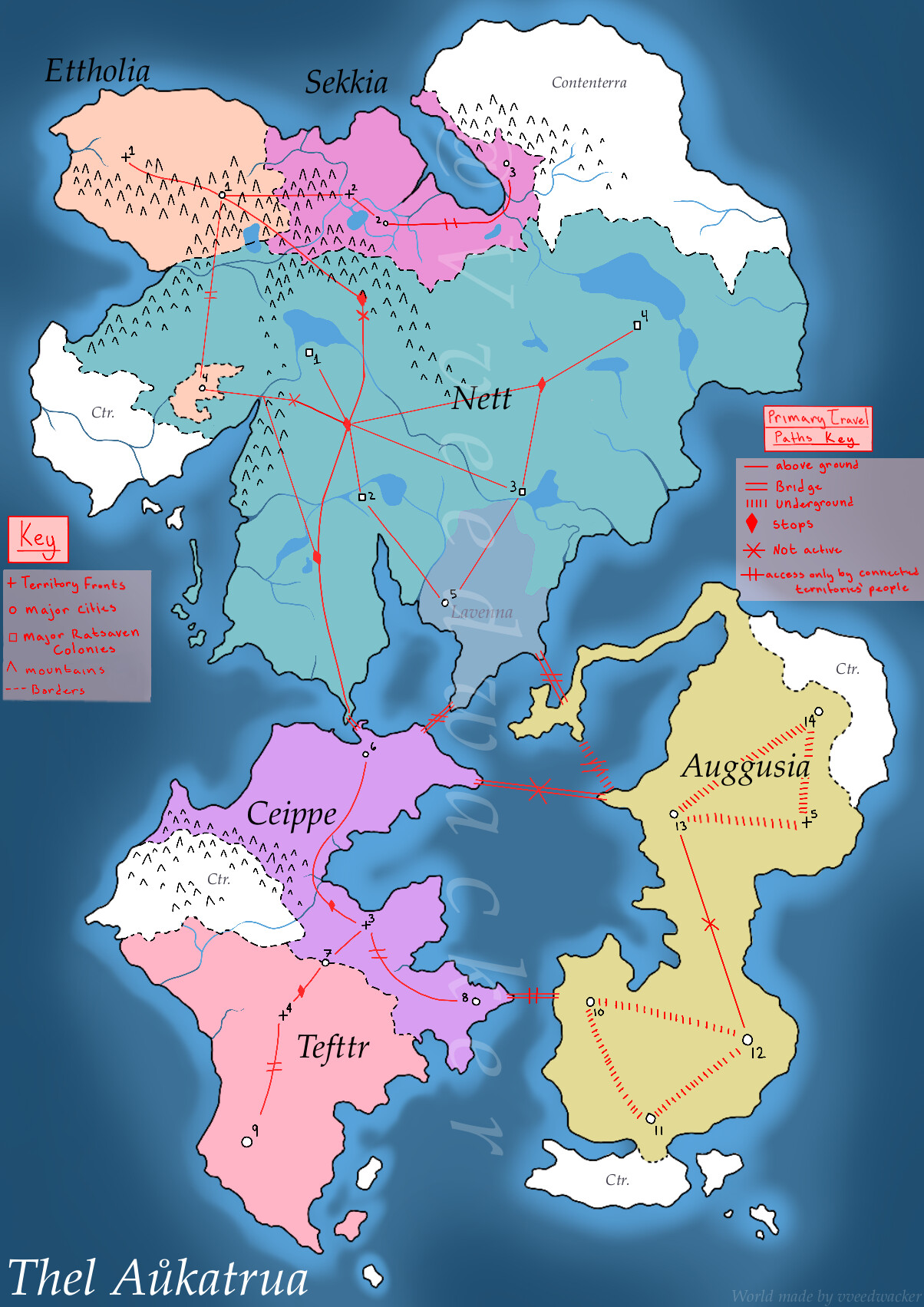 ArtStation - Personal World Map