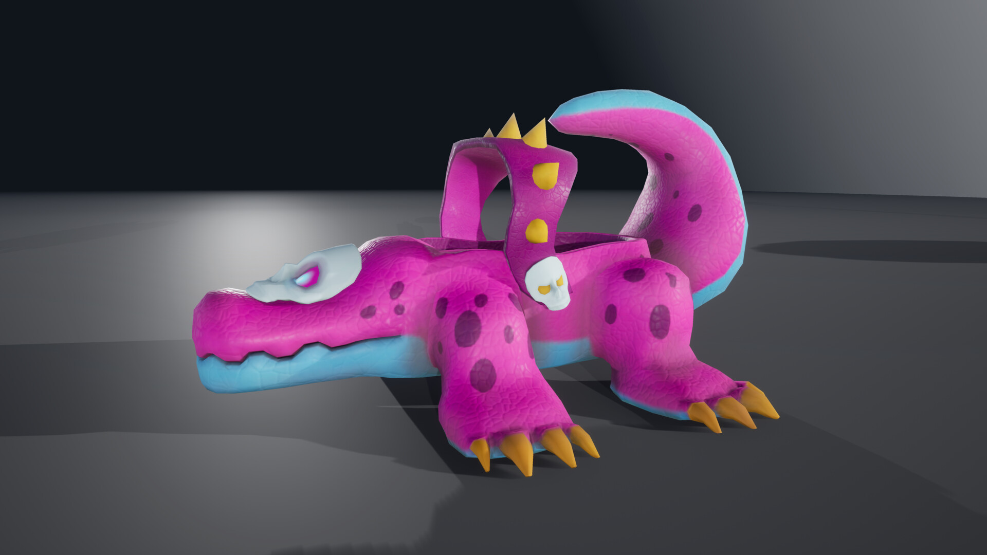 Cecilie Gundersen - "Croc Rig" - 3D character game rig