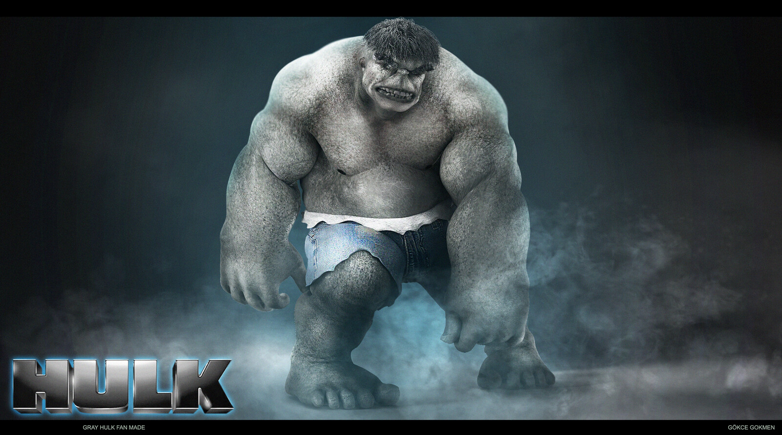 Gokce GOKMEN - The Incredible Gray Bulk (Gray Hulk) :)
