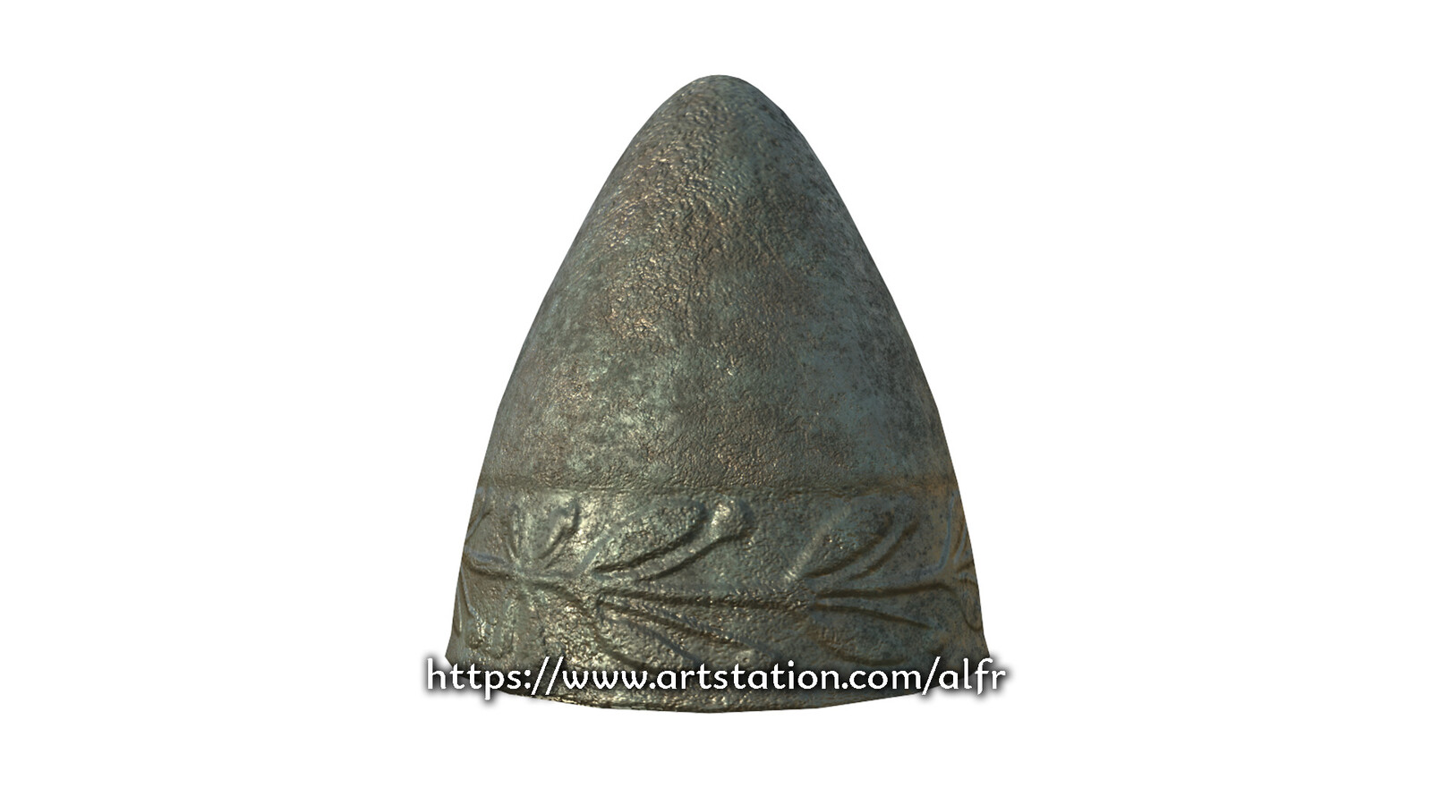Alfr - Greek Bronze cap Pileus πῖλος