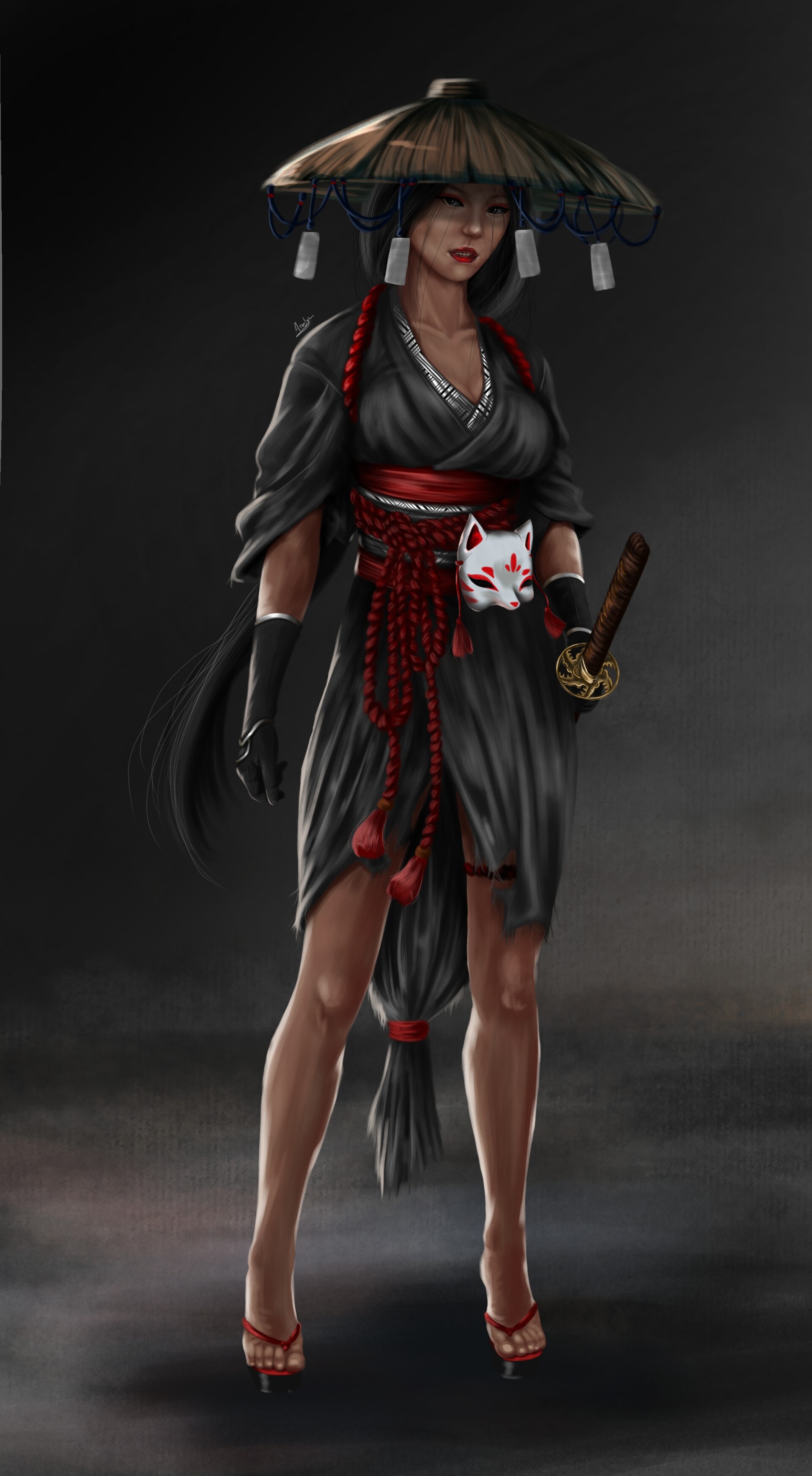 ArtStation - SAMURAI WOMAN