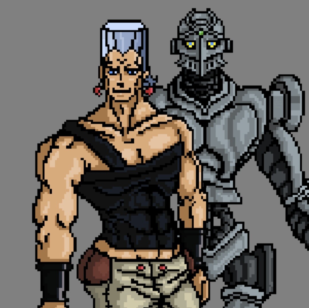 ArtStation - Polnareff and Chariot