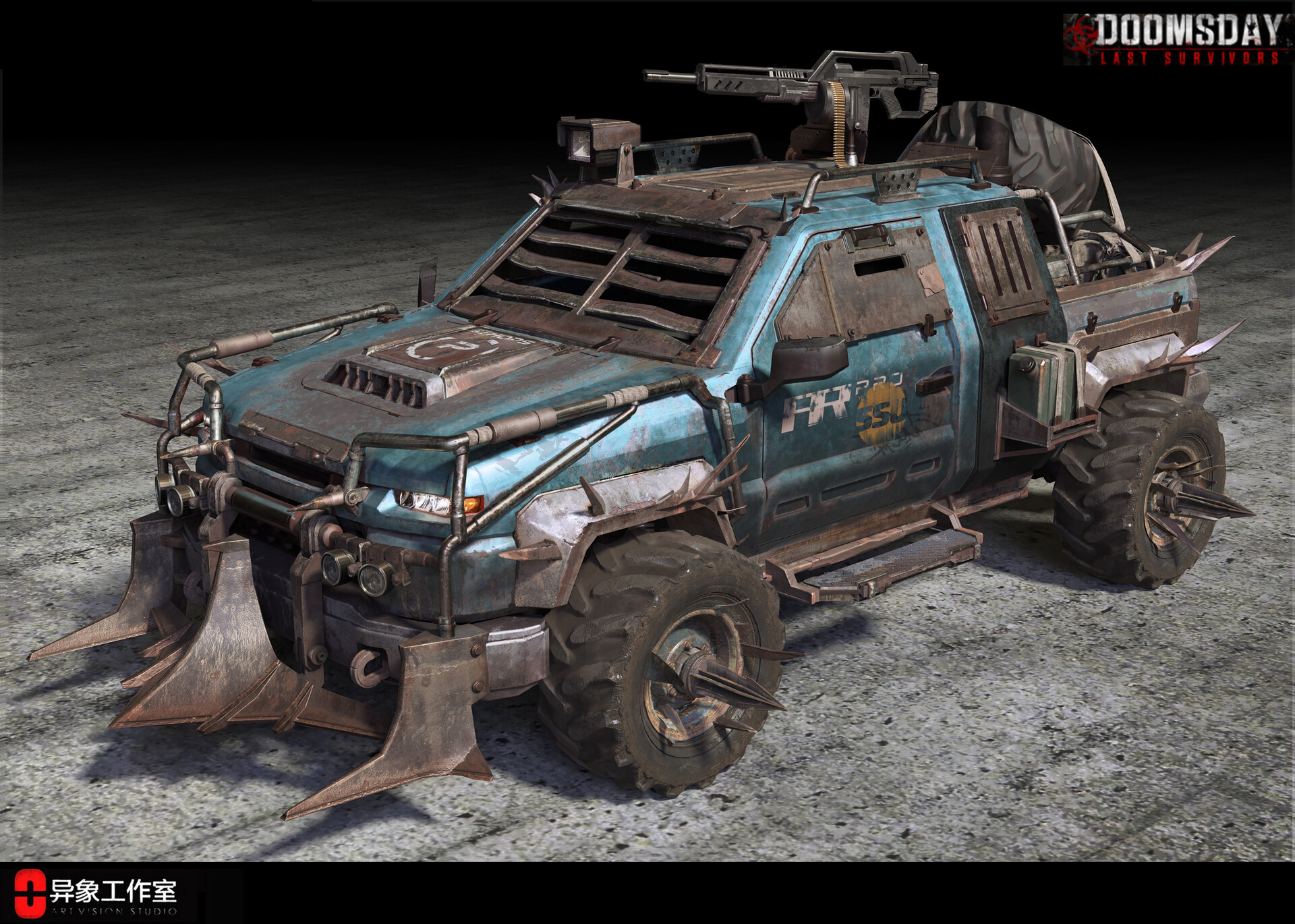 ArtStation - pickup truck for Doomsday: Last Survivors