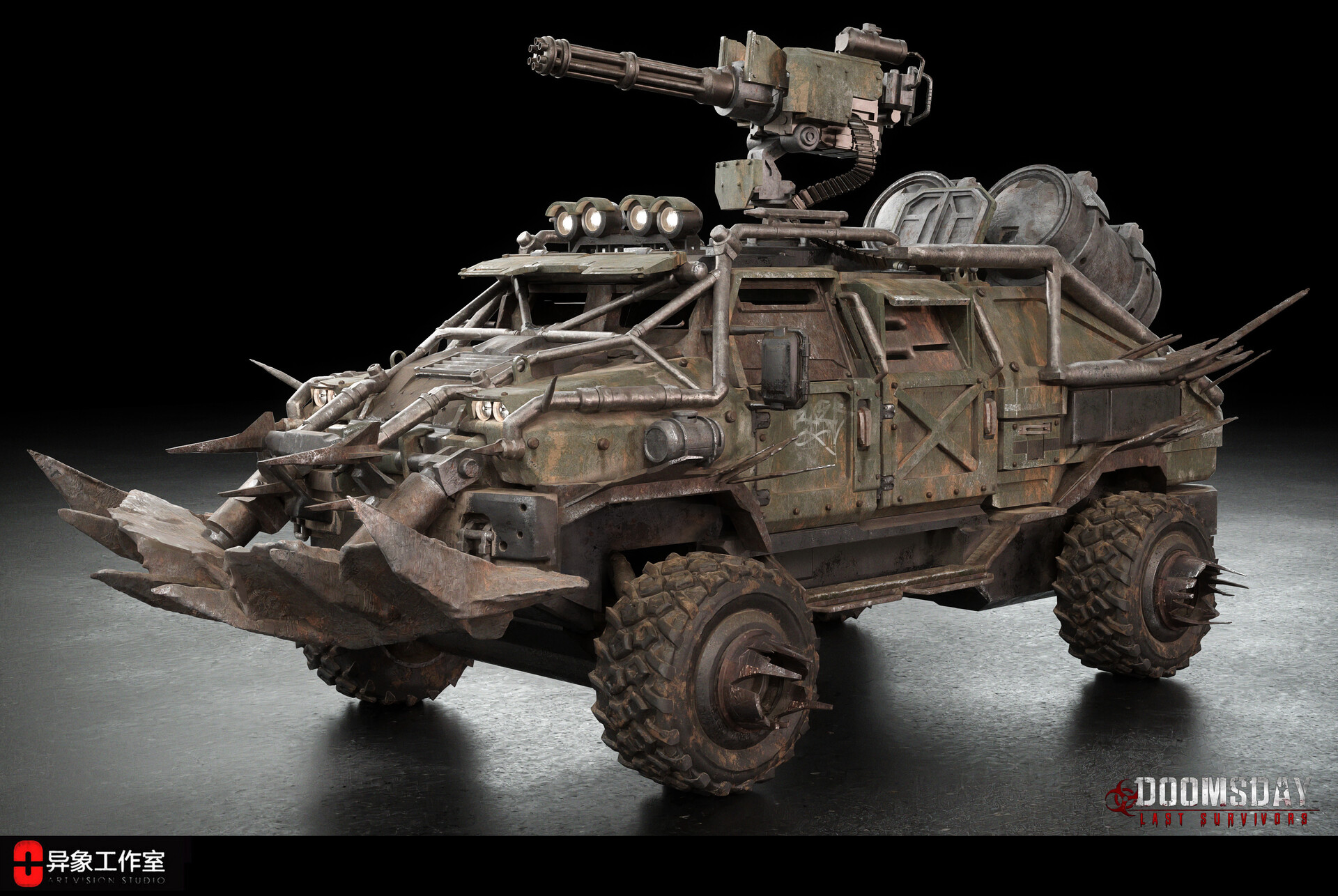 ArtStation - Doomsday: Last Survivors - Vehicle Design - T4