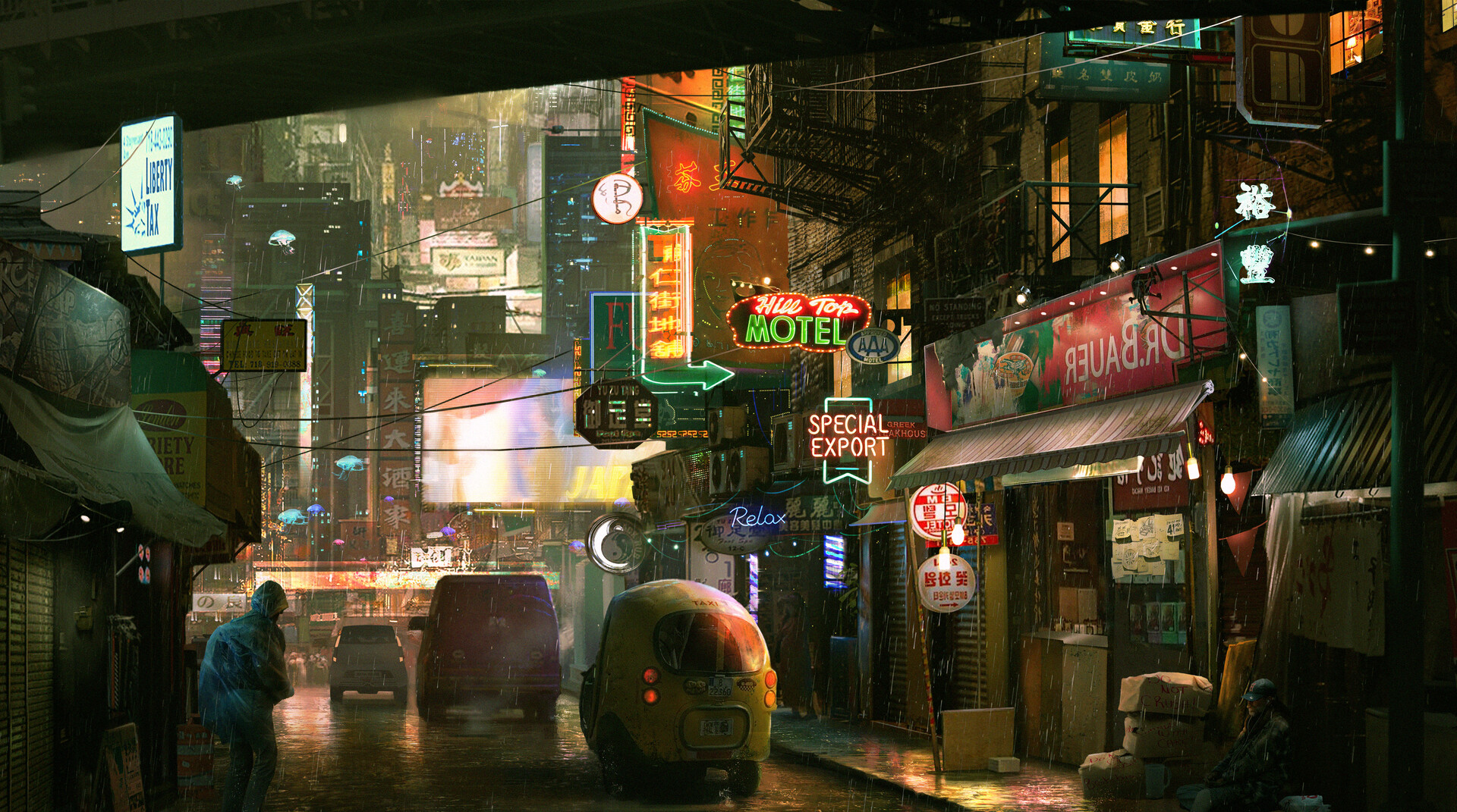 ArtStation - Cyberpunk Street
