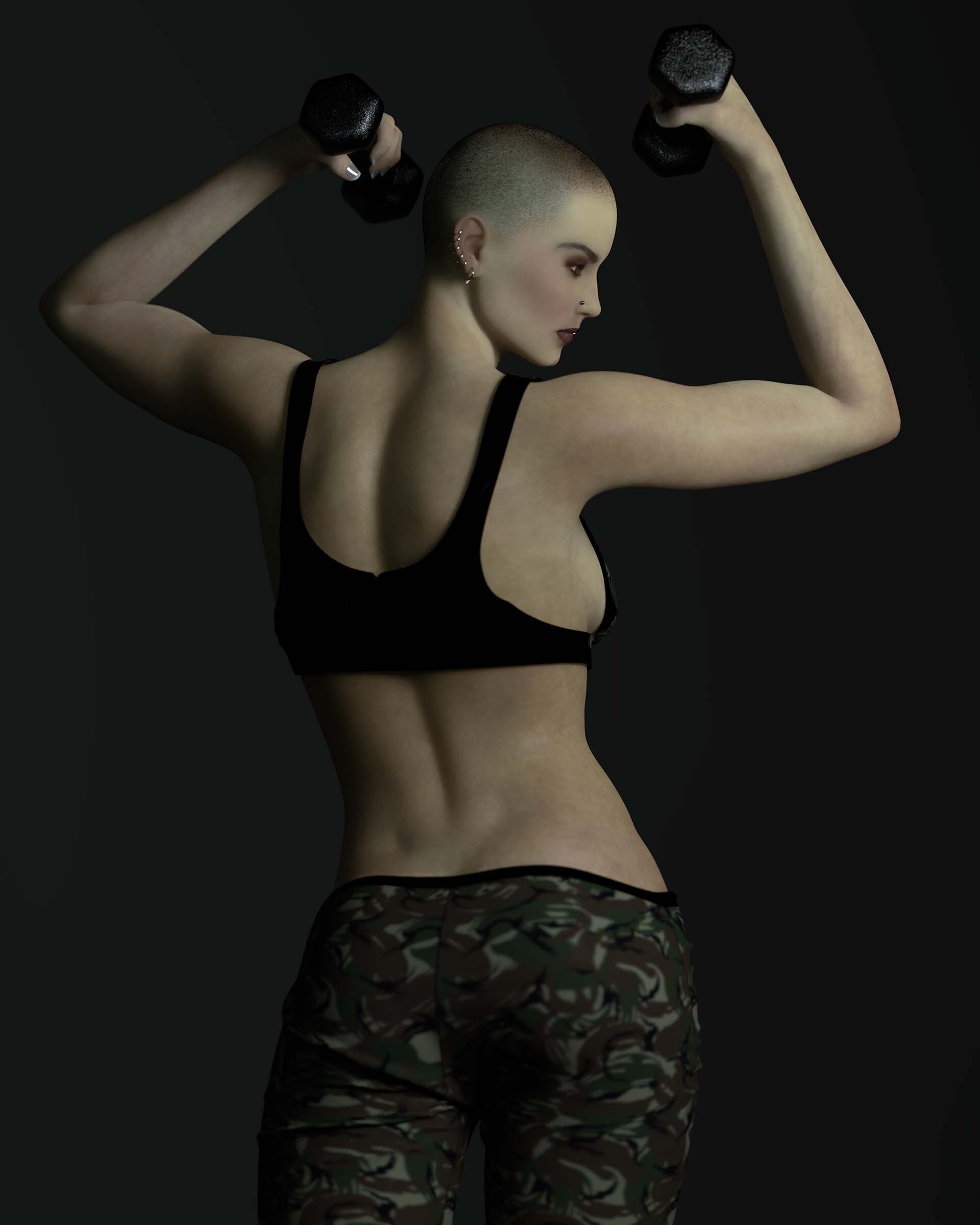 ArtStation - Workout Camouflage Outfit