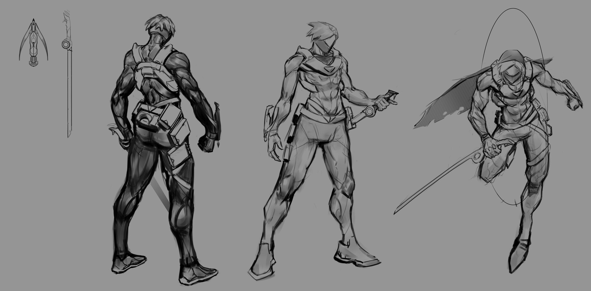 ArtStation - Blade, the temporal assassin.