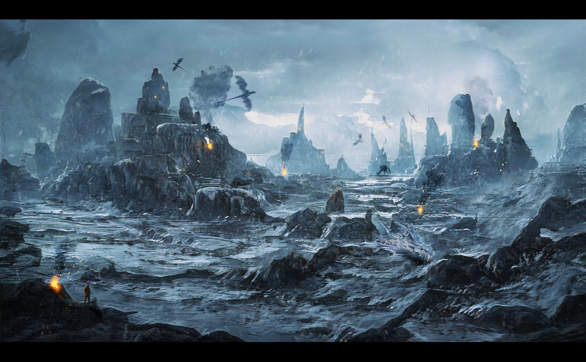 ArtStation - Dragon land