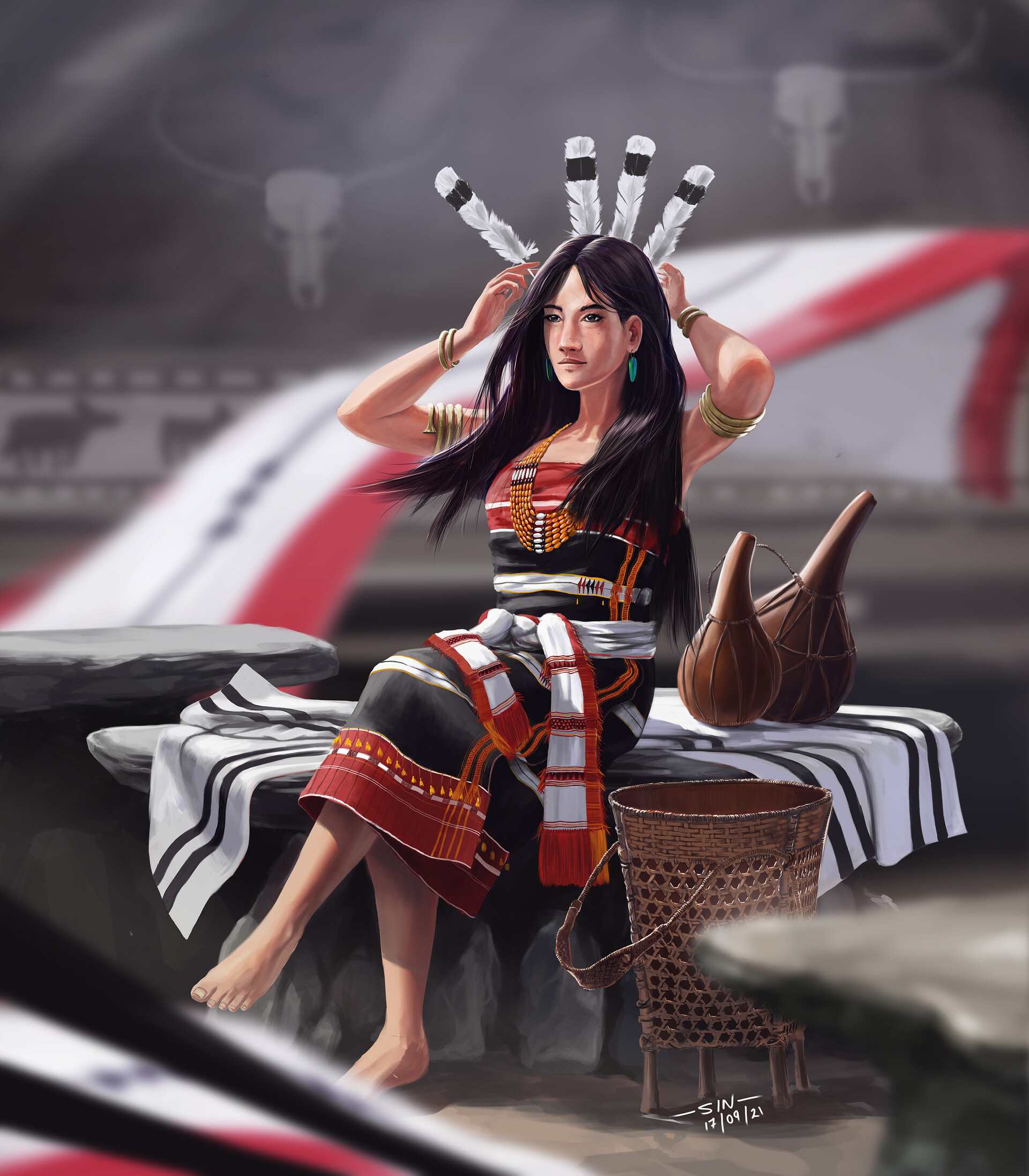 ArtStation - RONGMEI NAGA LADY