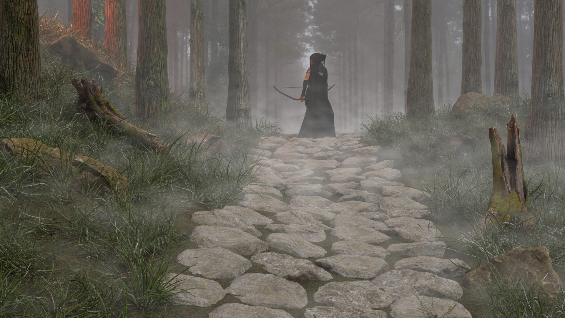 ArtStation - Roads less travelled.