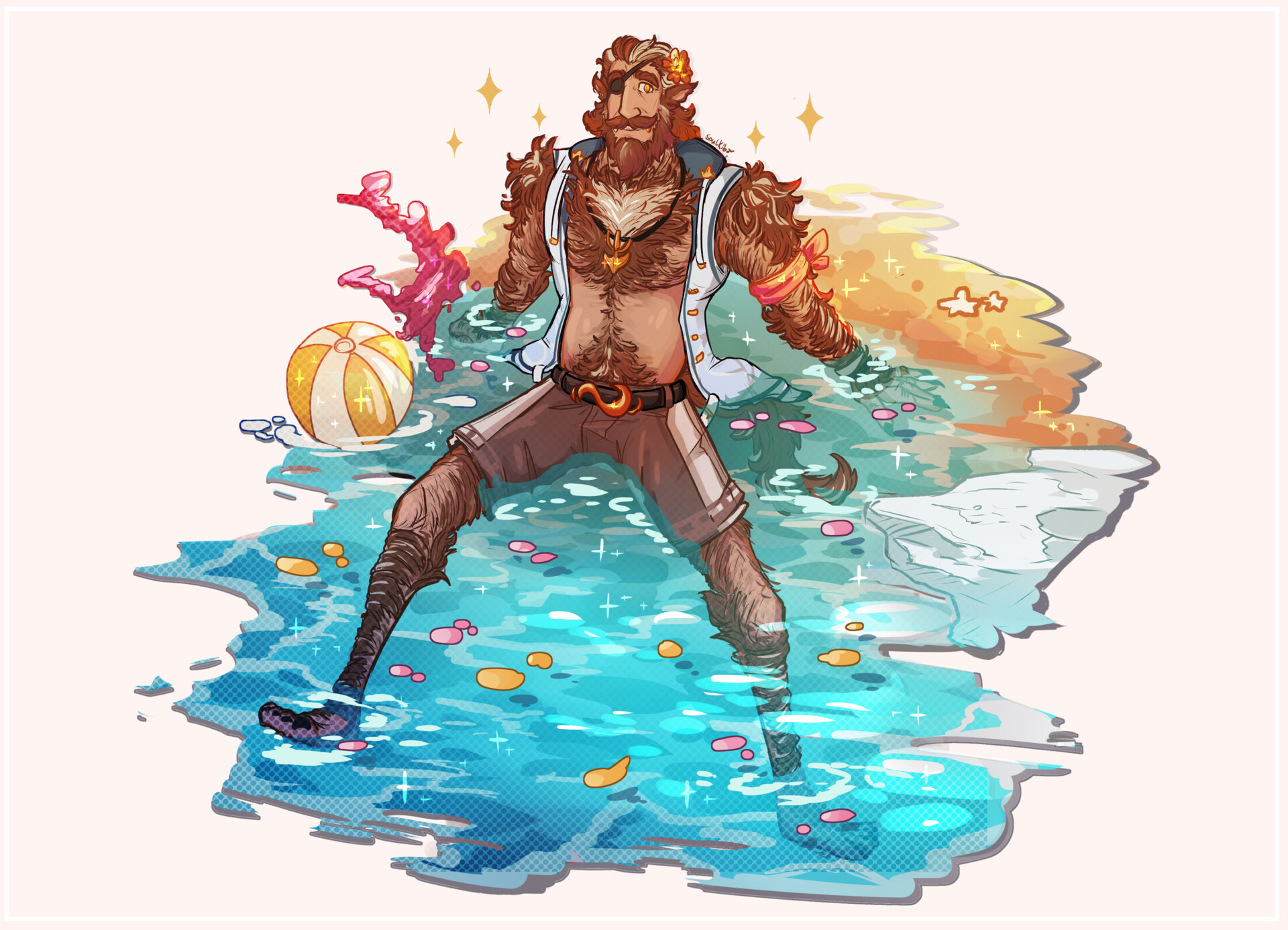 ArtStation - [OC] Summer Illustration - Ofydd