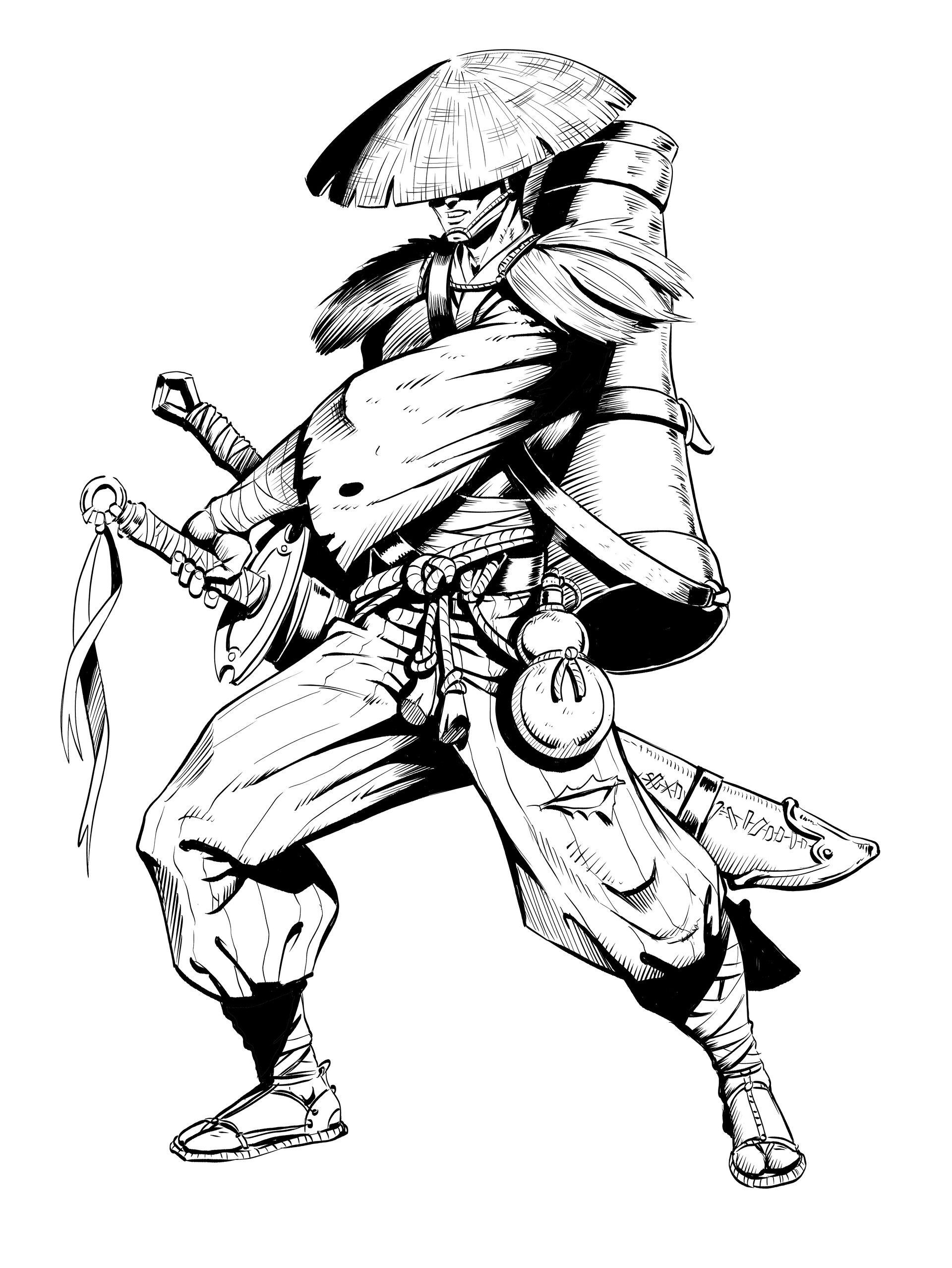 ArtStation - Samurai character