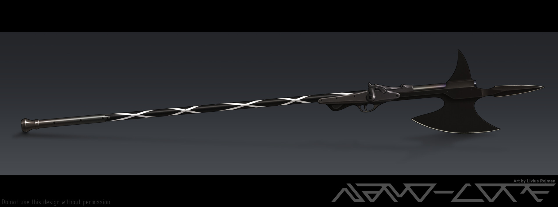 ArtStation - Gun Halberd Concept