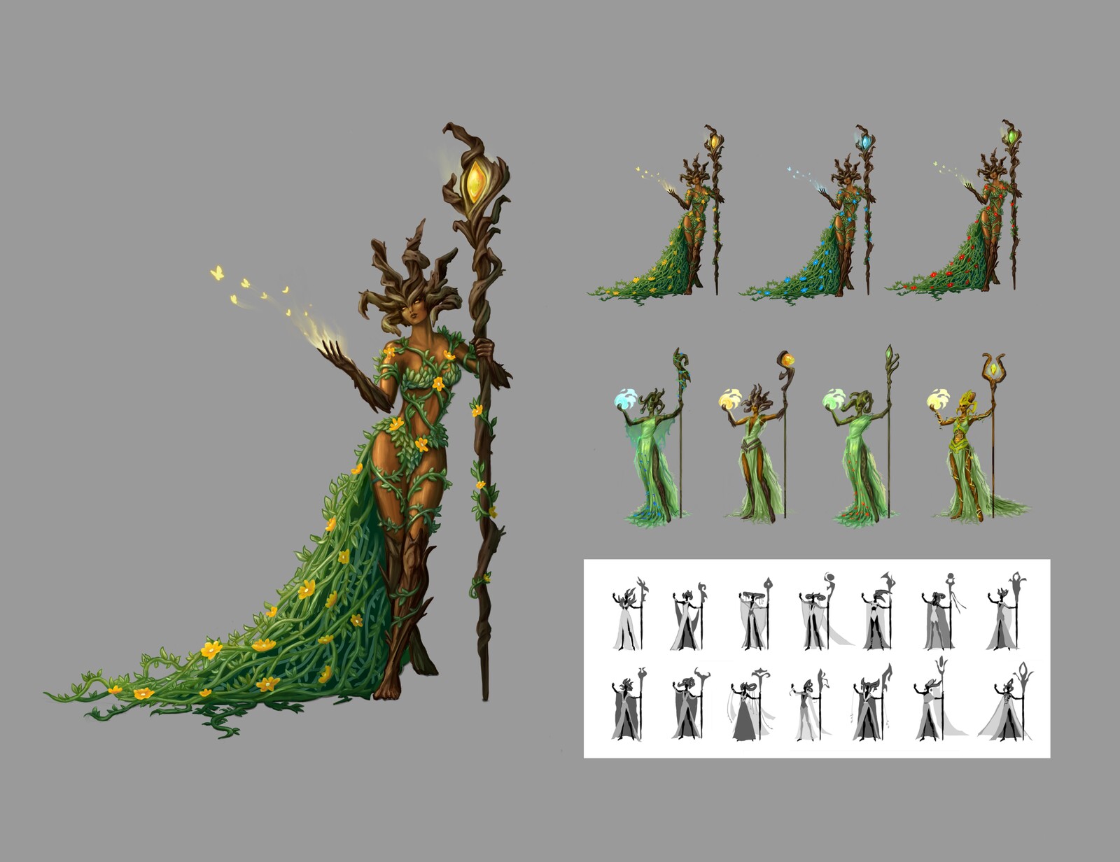 Nadia Luongo - Priestess - Character Design