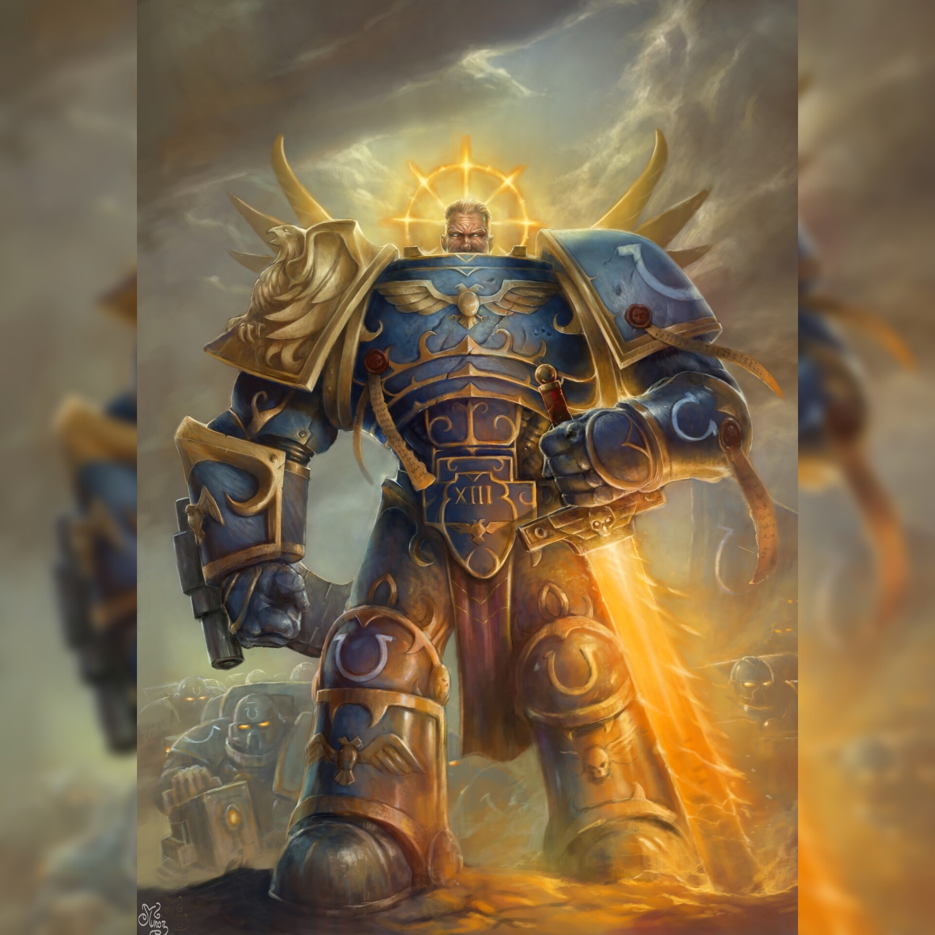 ArtStation - My artwork.Roboute Guilliman.
