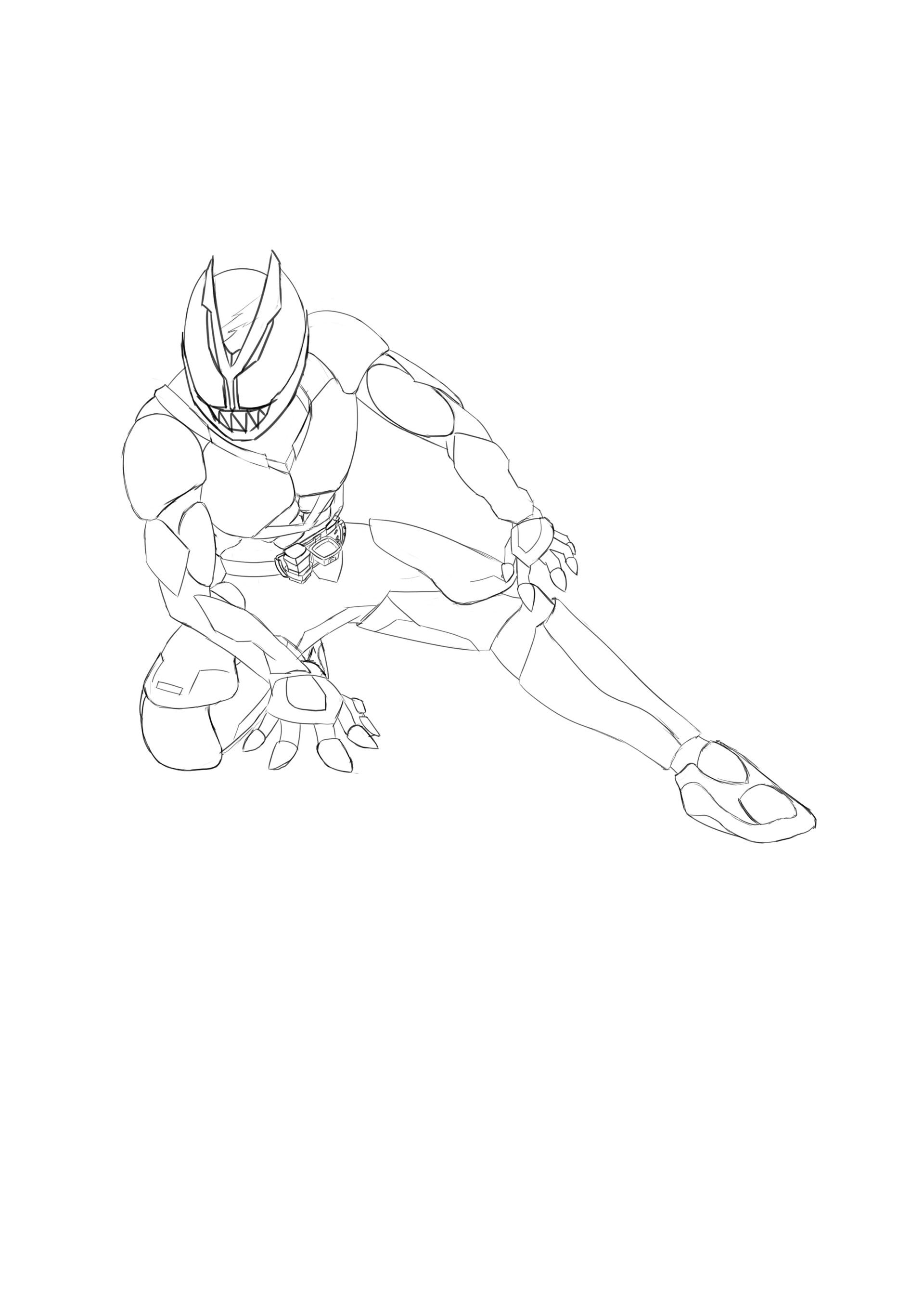 kamen rider revice coloring pages