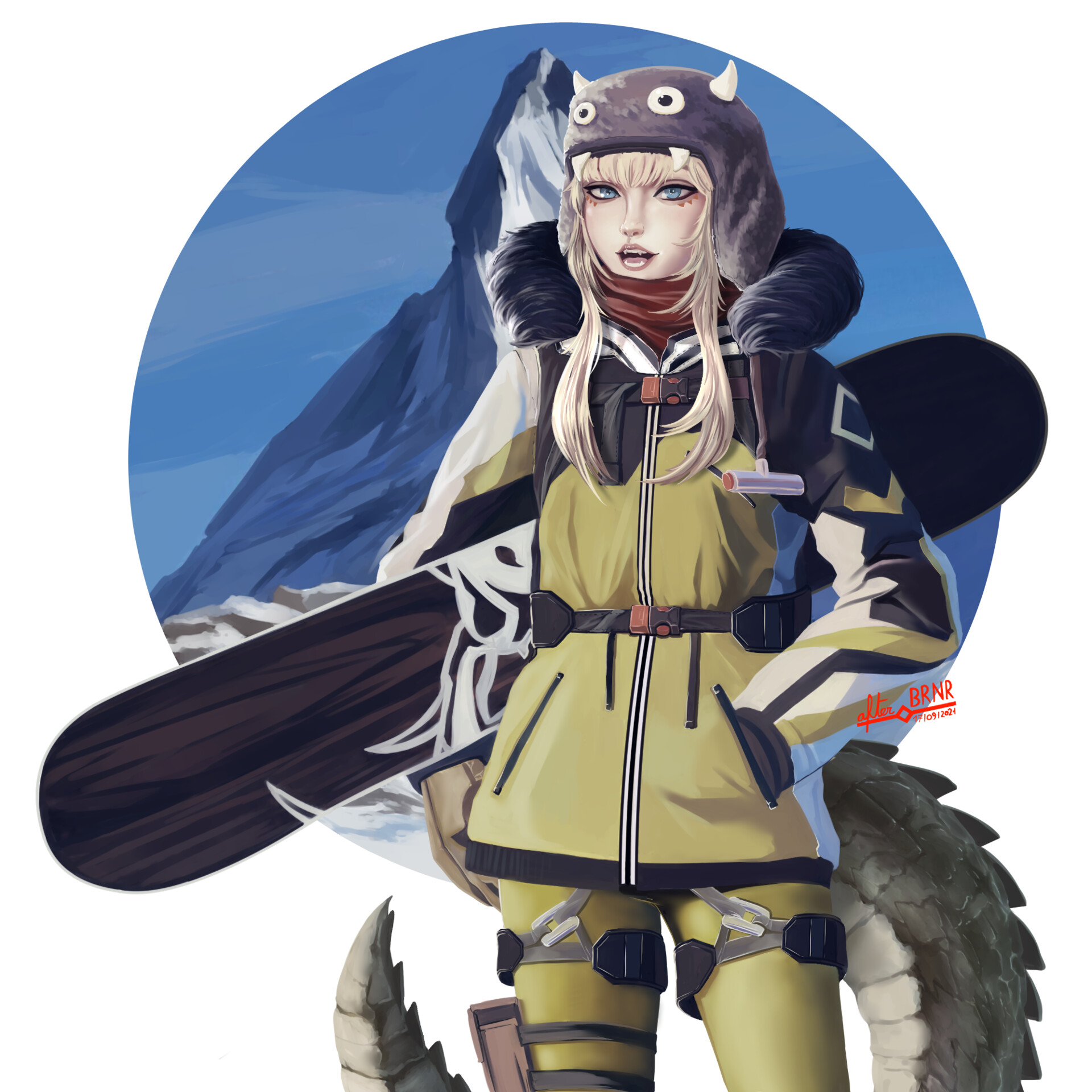 ArtStation - Snowboarder Dina