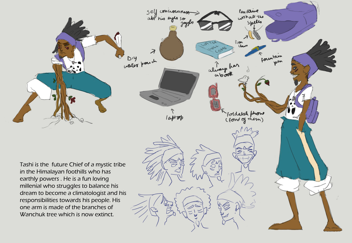 Swarnima Maheshwari - Tashi - Character Design