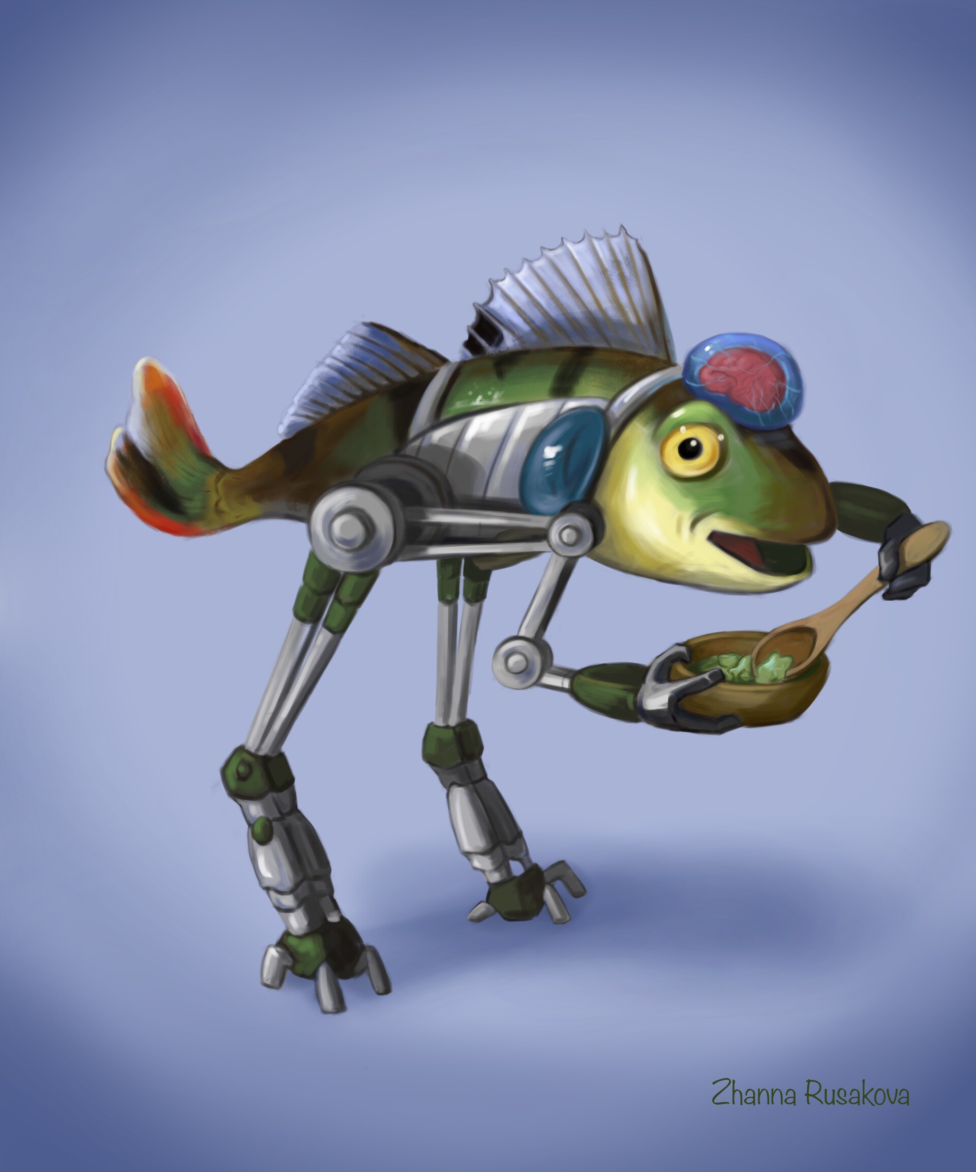 ArtStation - Fish-robot