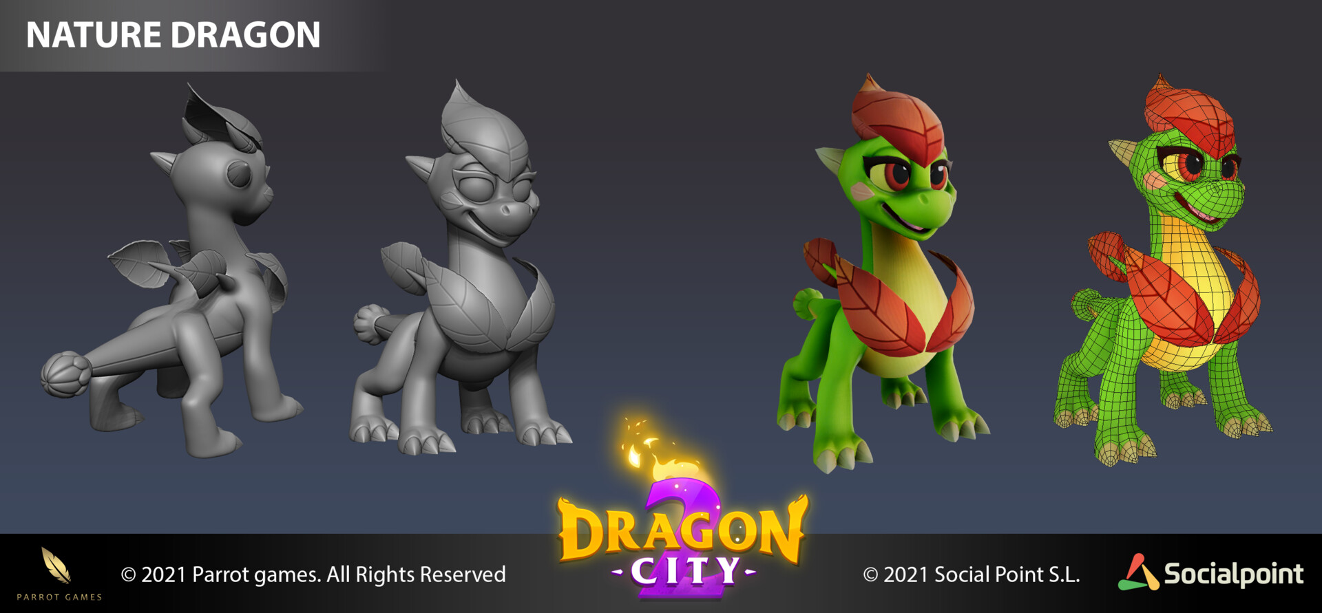 Nikita Kamlenok - Nature and Nature Leaf Dragons - Dragon City 2