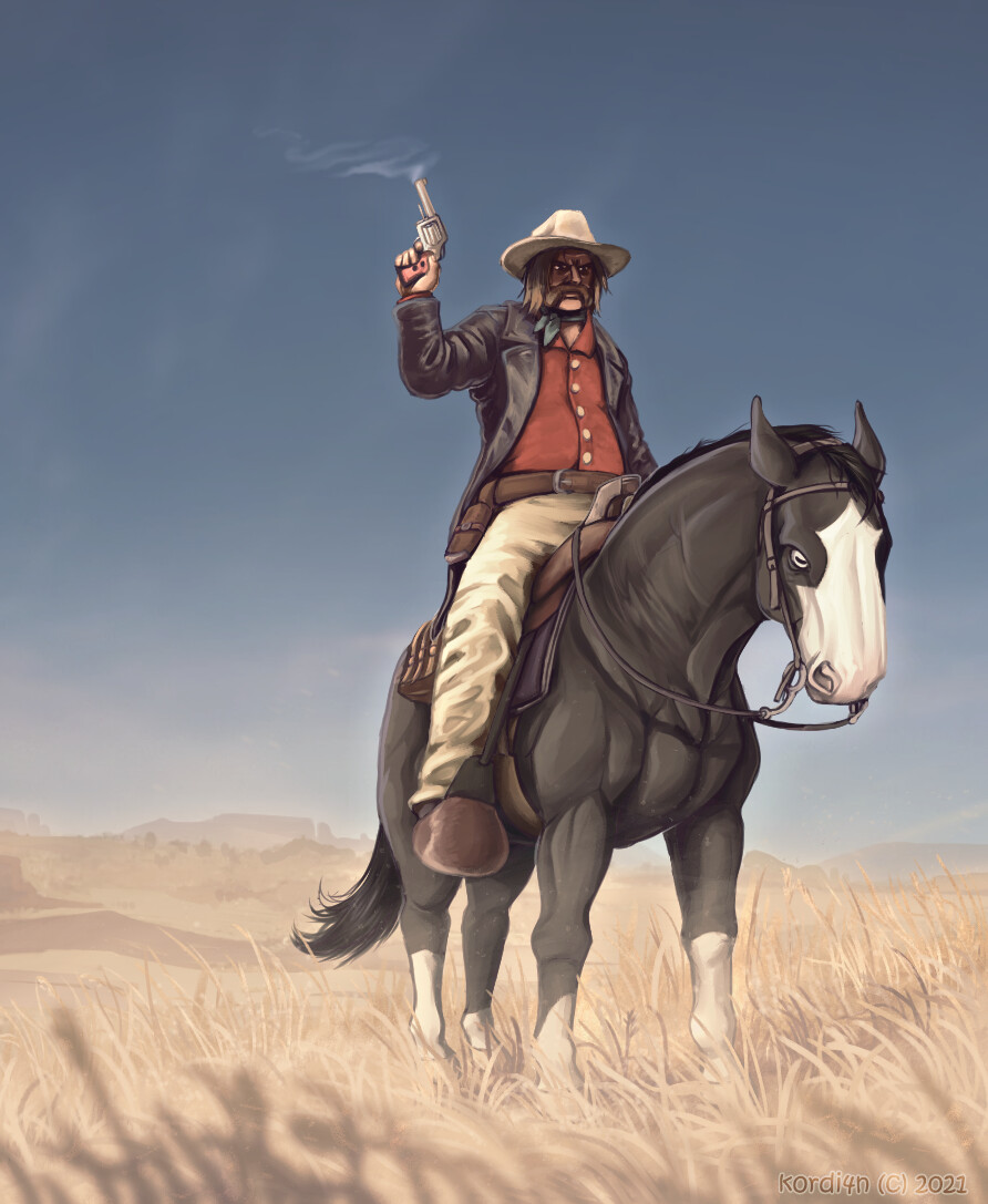 ArtStation - RDR2 fanart