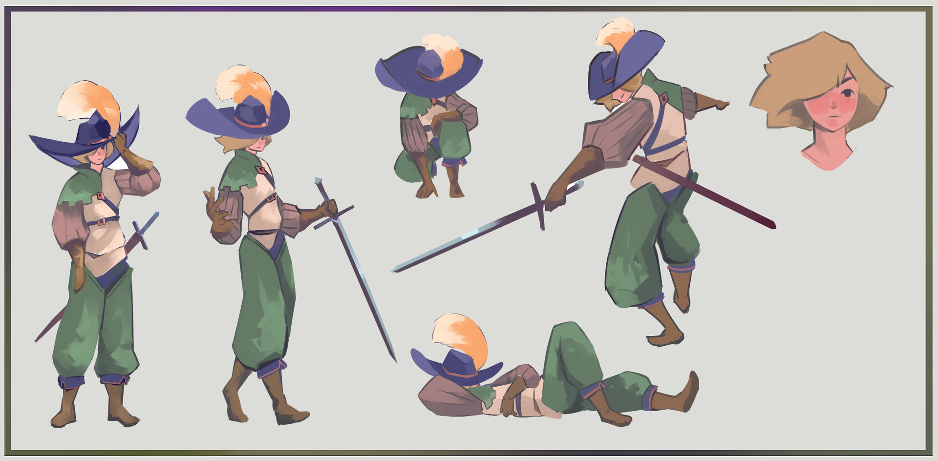 ArtStation - Noble Scout - Character Design