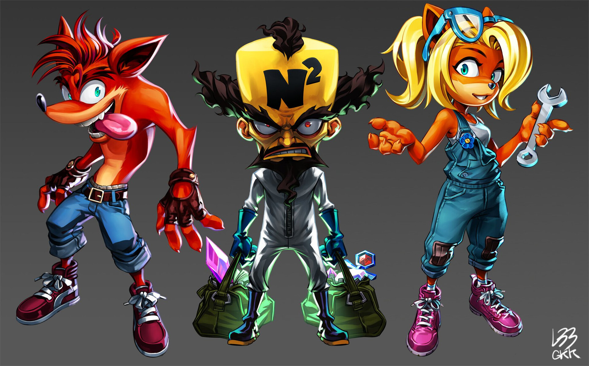 Redesign Av Crash Bandicoot First 4 Figures Crash Bandicoot Mini