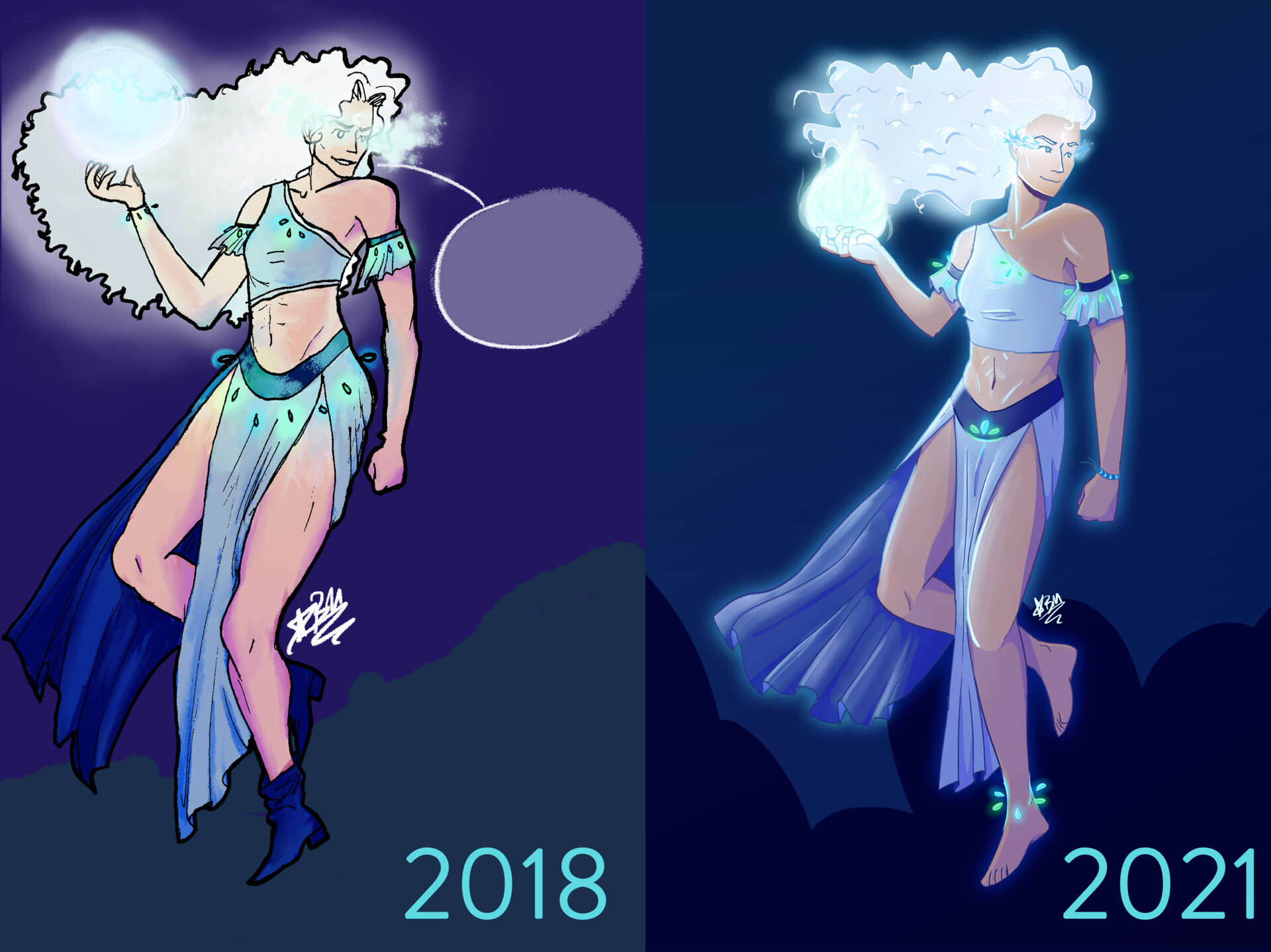 ArtStation - moon sorceress redraw