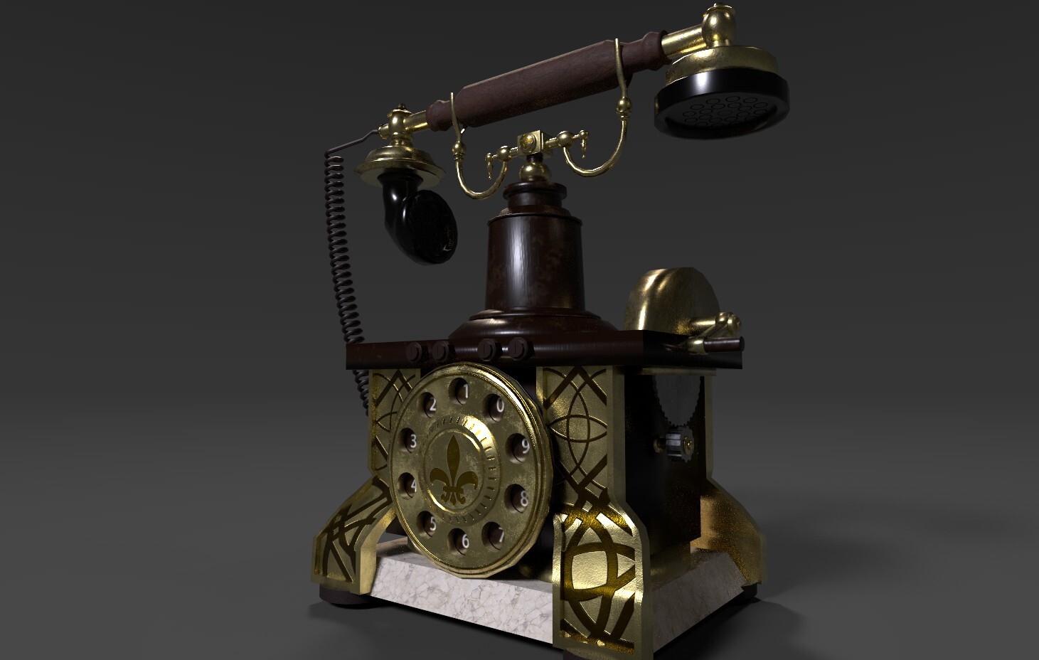 ArtStation - Victorian era phone