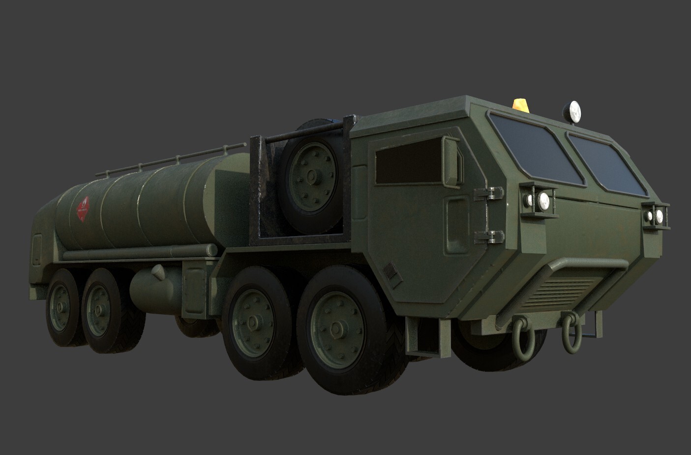ArtStation - M978 A4 HEMTT Oshkosh Military Fuel Servicing Truck